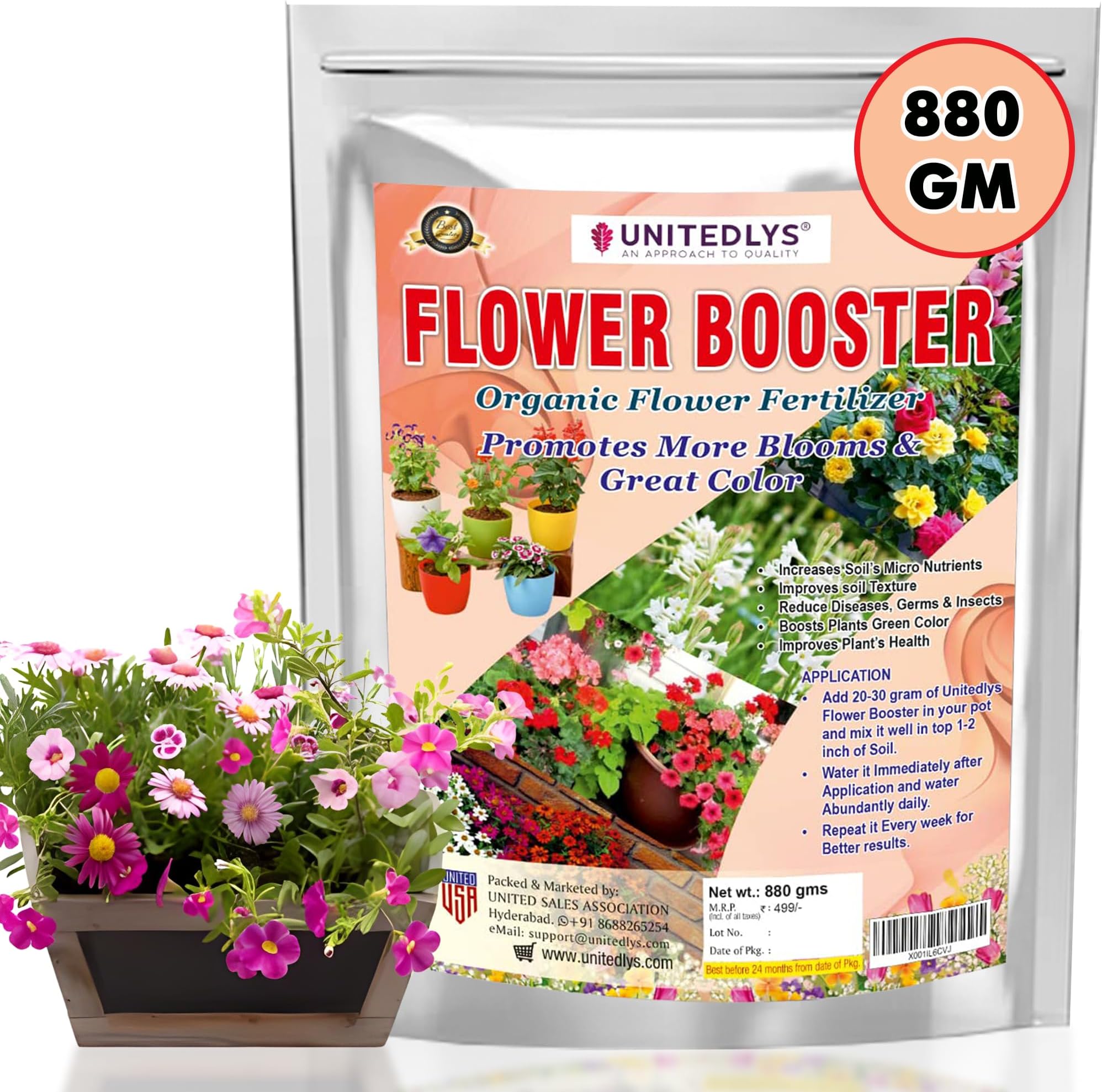 Unitedlys Flower Booster 880g | Promotes Healthy Growth & Vibrant ...
