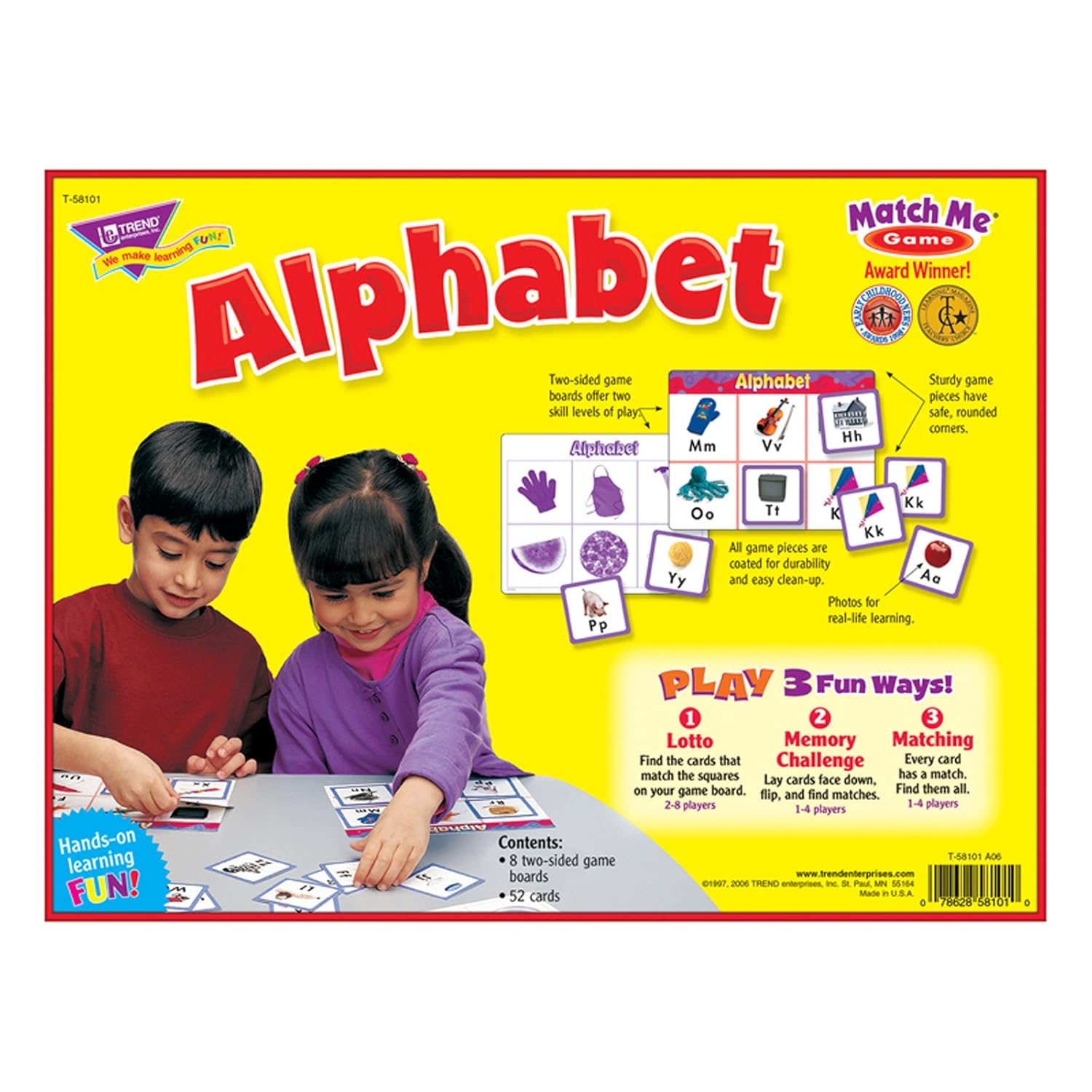ENTERPRISES: Match Me Game–Alphabet, Learn the Alphabet and Letter ...