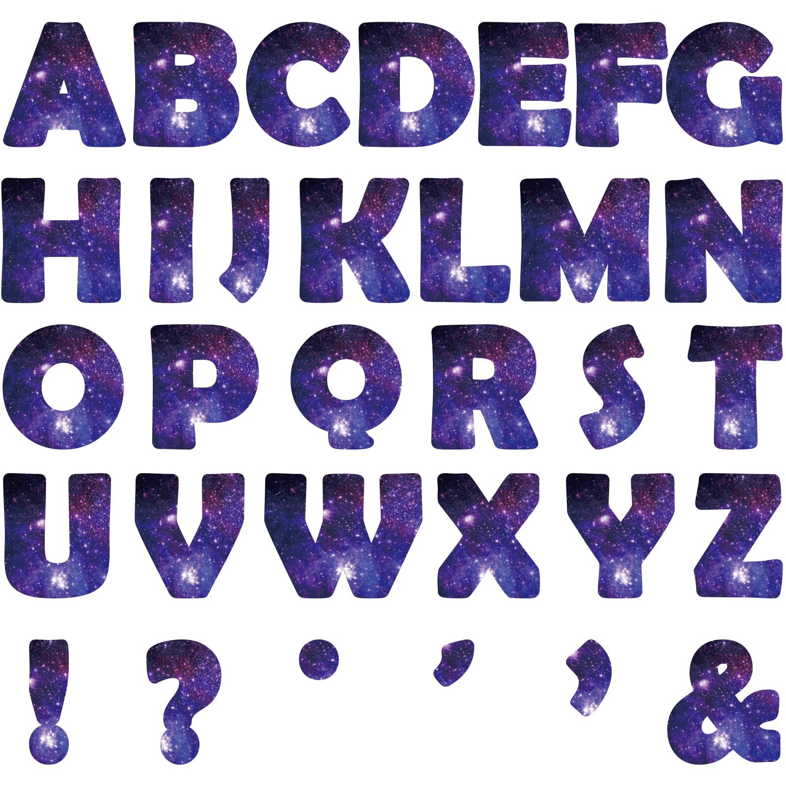 Snapklik.com : 150 PCS Large 6" Font Bulletin Board Letters Outer Space ...