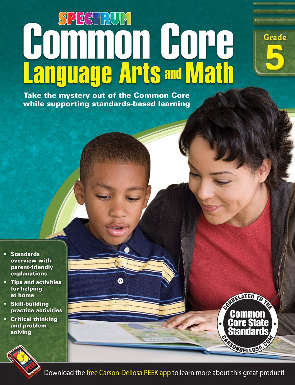 Spectrum Common Core 5th Grade Workbooks All Subjects, Language Arts ...