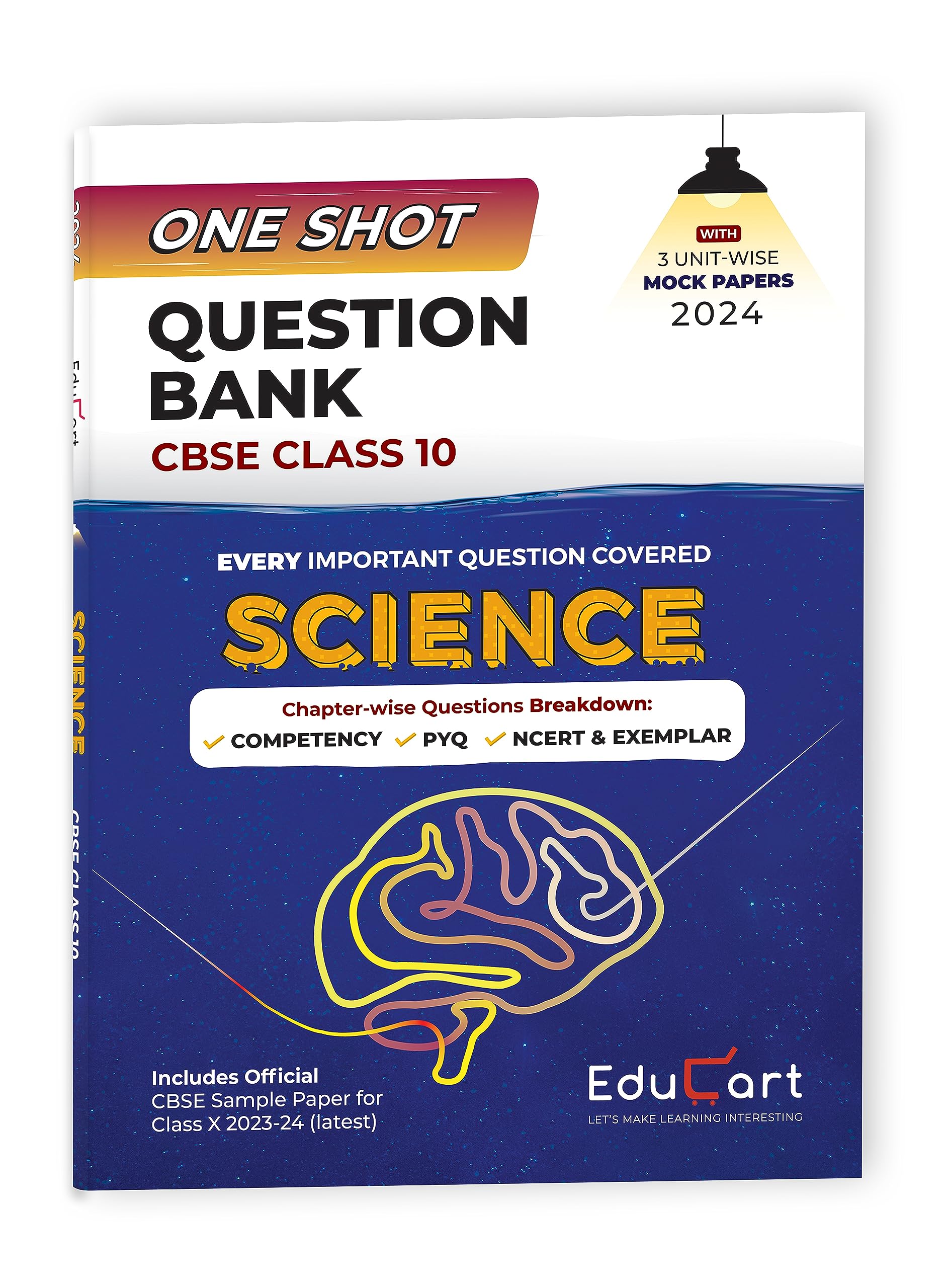 Buy Educart One Question Bank Science CBSE Class 10 for 2024 (Only ...
