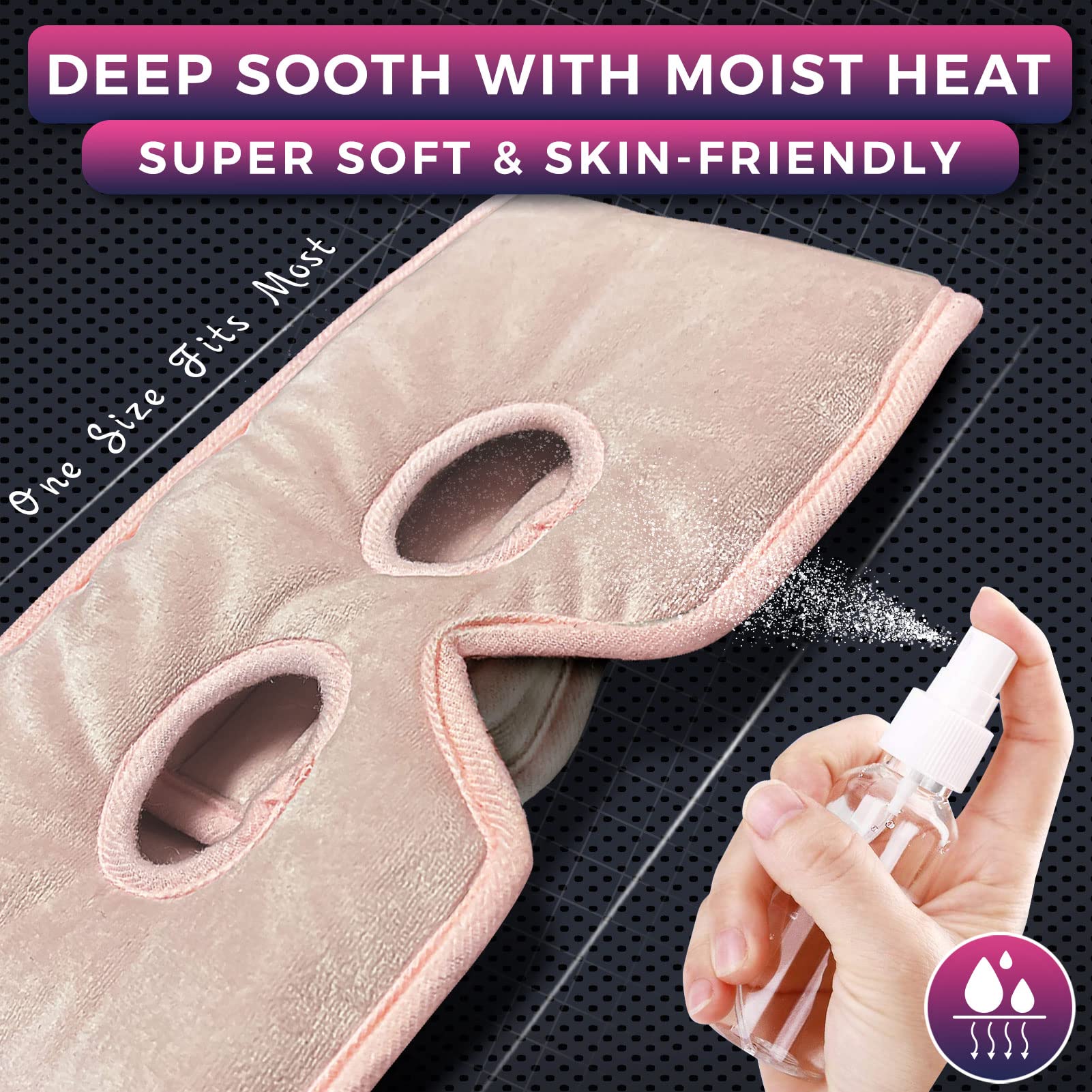 Snapklik.com : Moist Heat Sinus Pressure Relief Mask