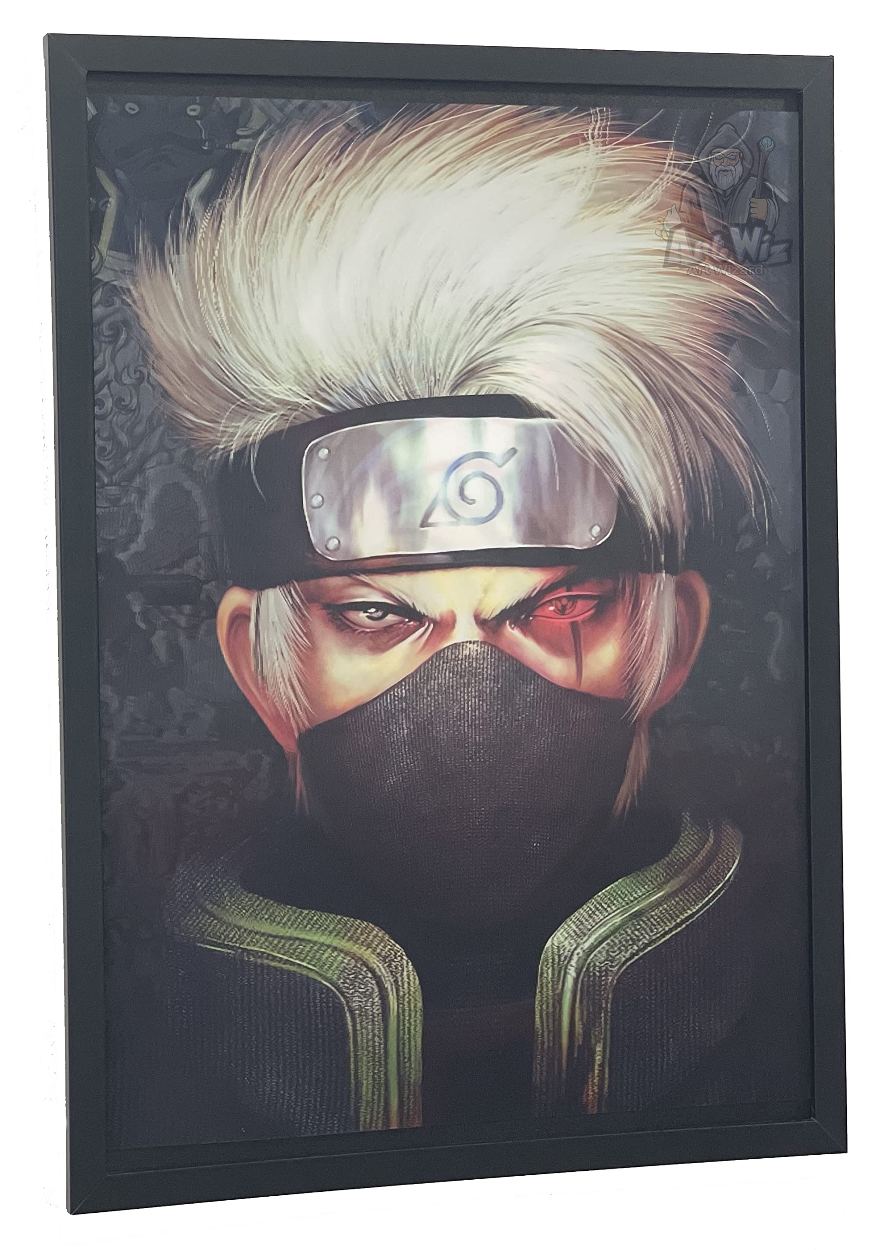 Buy 3D Print Wall Art 2 in 1 Obito Uchiha/Tobi Kakashi Hatake Itachi ...