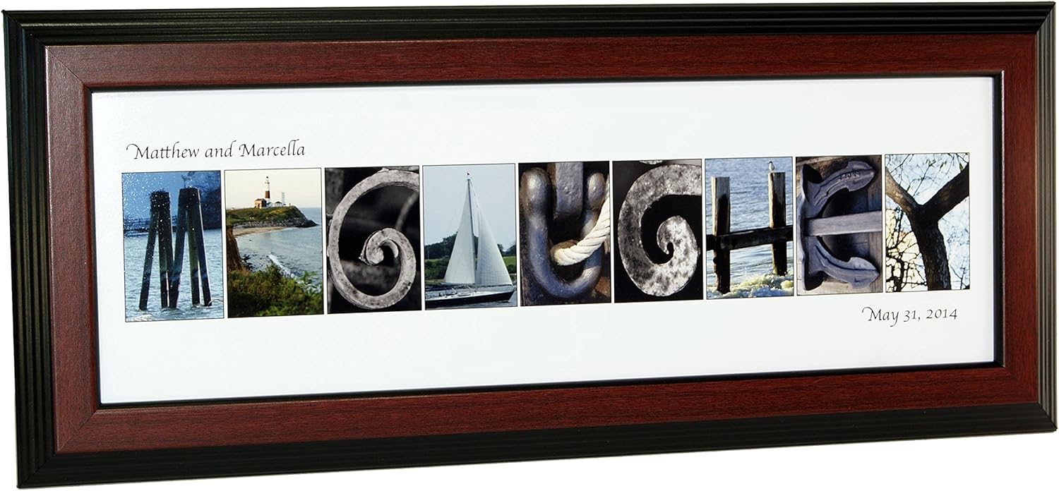 Amazon.com: Creative Letter Art - Personalized Framed Name Sign with ...