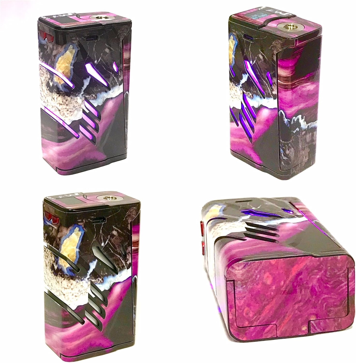 Amazon.com: Smok T-Priv Skin Wrap Wood Print 7 Skin Wrap by JWRAPS ...