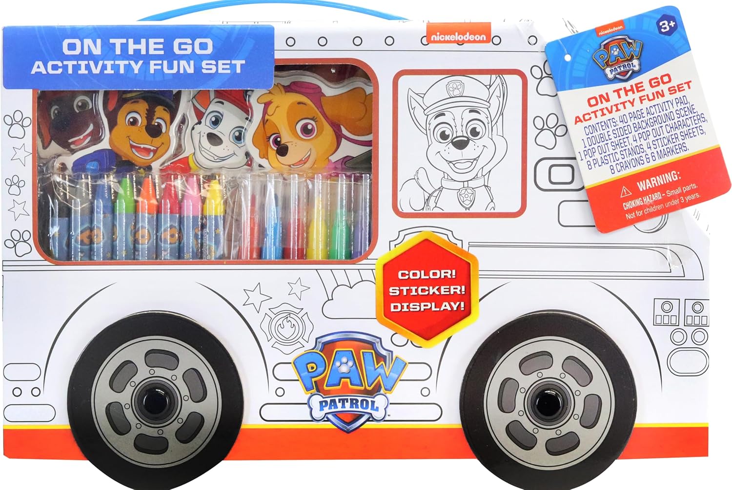 Amazon.com: Paw Patrol On The Go Activity Fun : Toys & Games