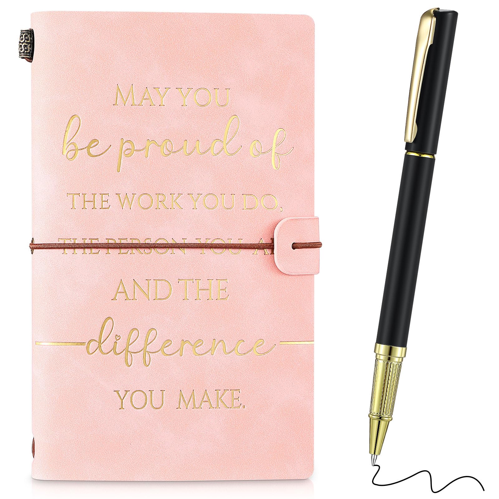 Tenare A6 Inspirational Notebook and Pen, May You Be Proud of the Work ...