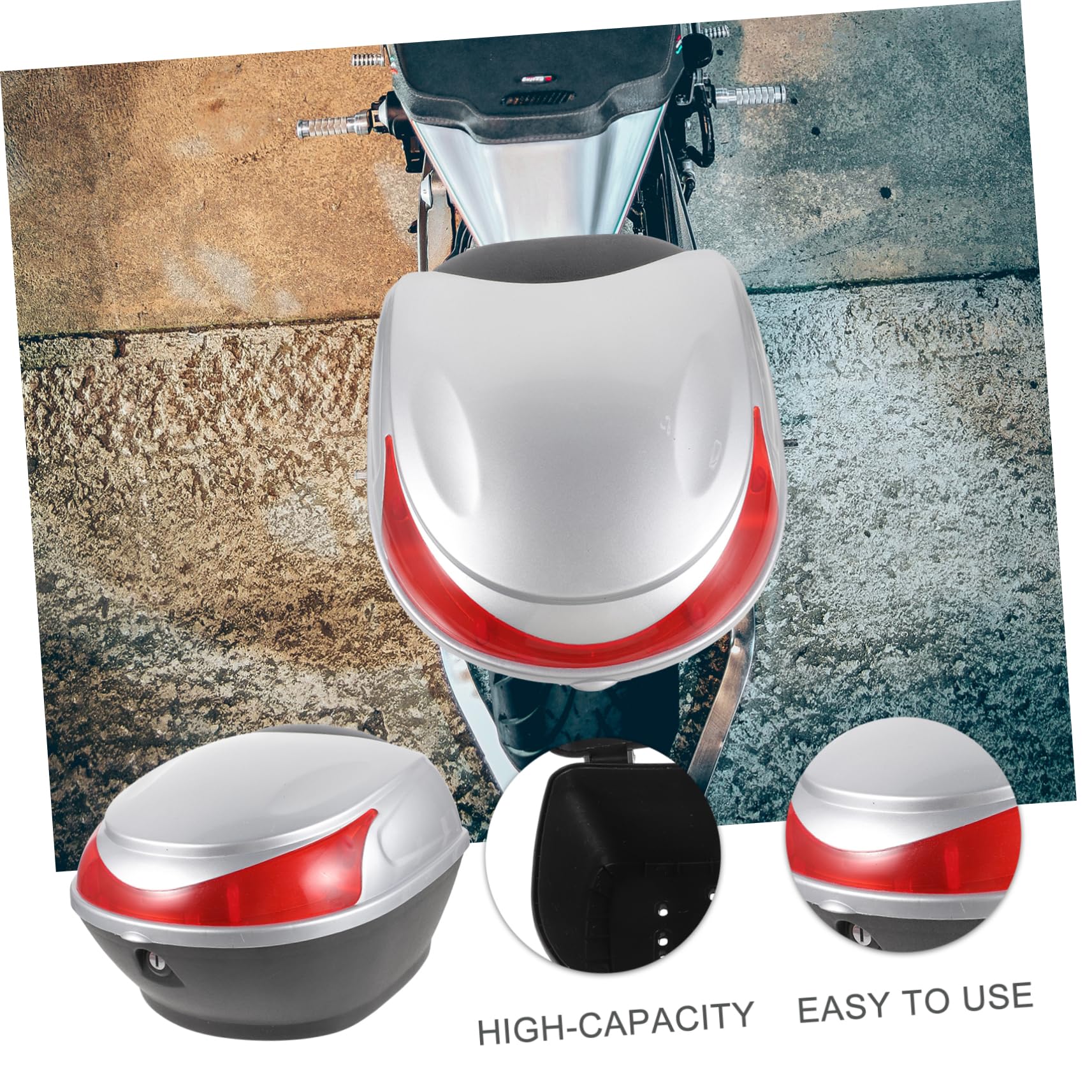 Snapklik.com : Motorcycle Motorcycle Tail Trunk Luggage Case Motorbike ...