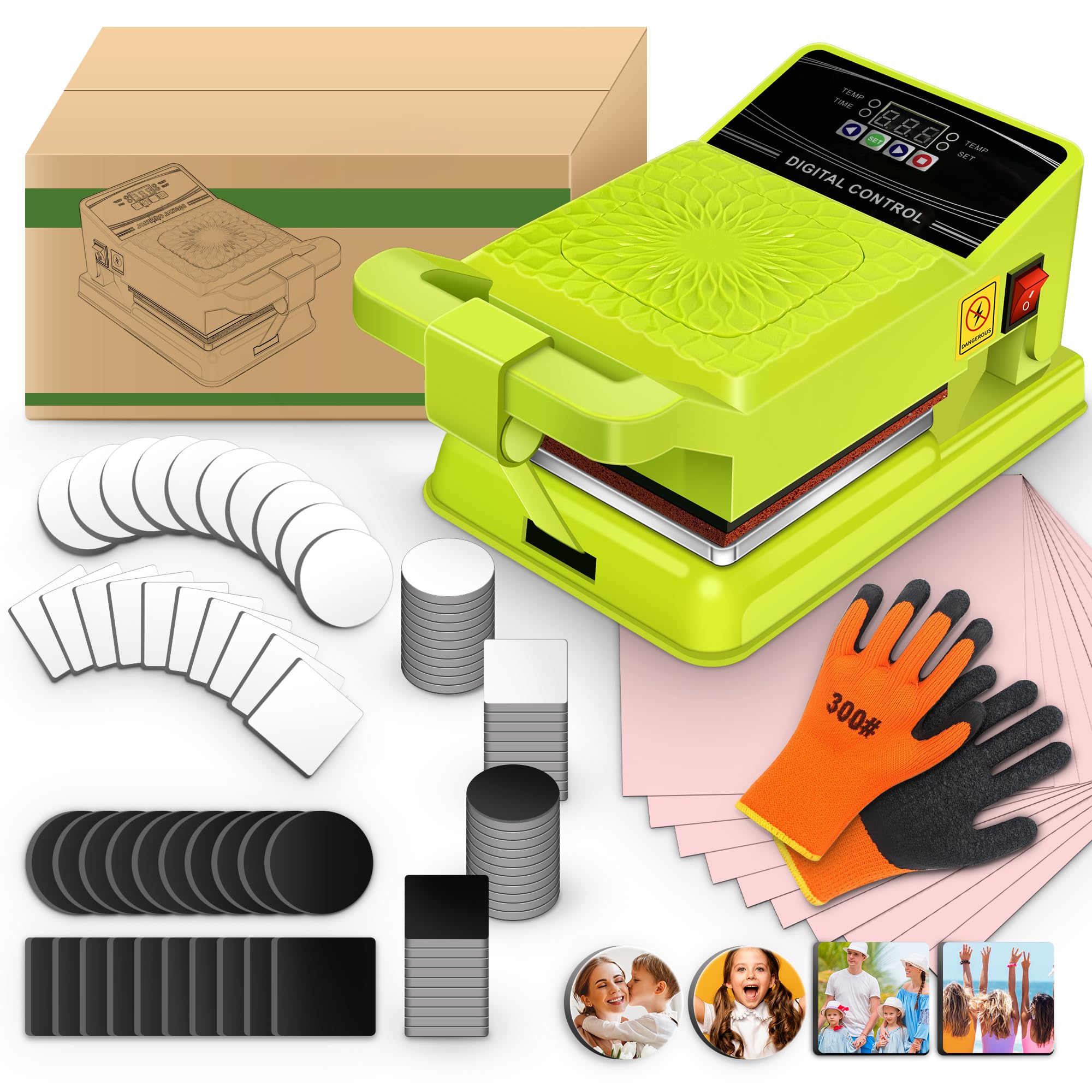 KPCB Tech Magnet Making Machine with 90 Sets of Accessories Packages ...