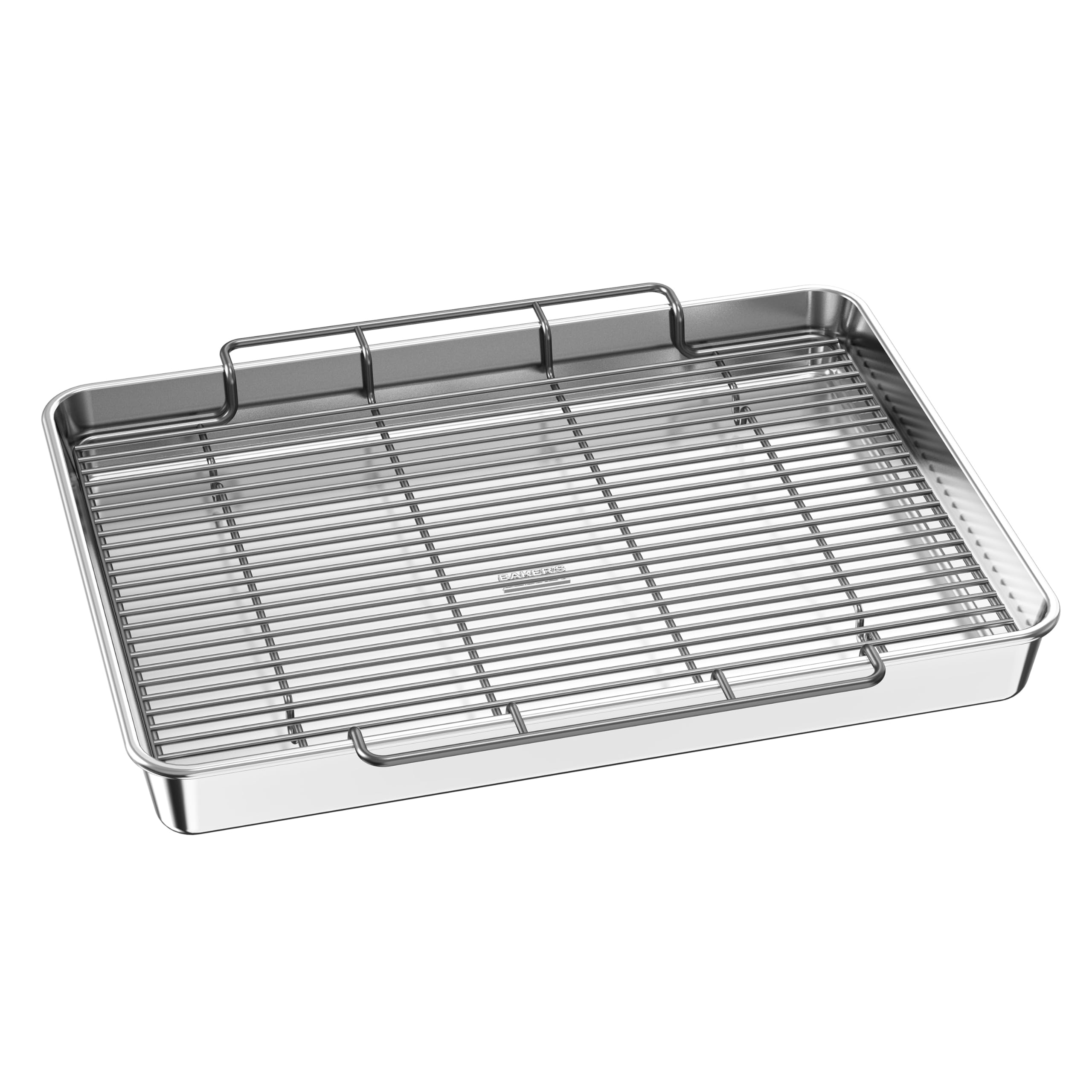 Amazon.com: Baker's Secret Non Toxic Large Roasting Pan with 18" Rack ...