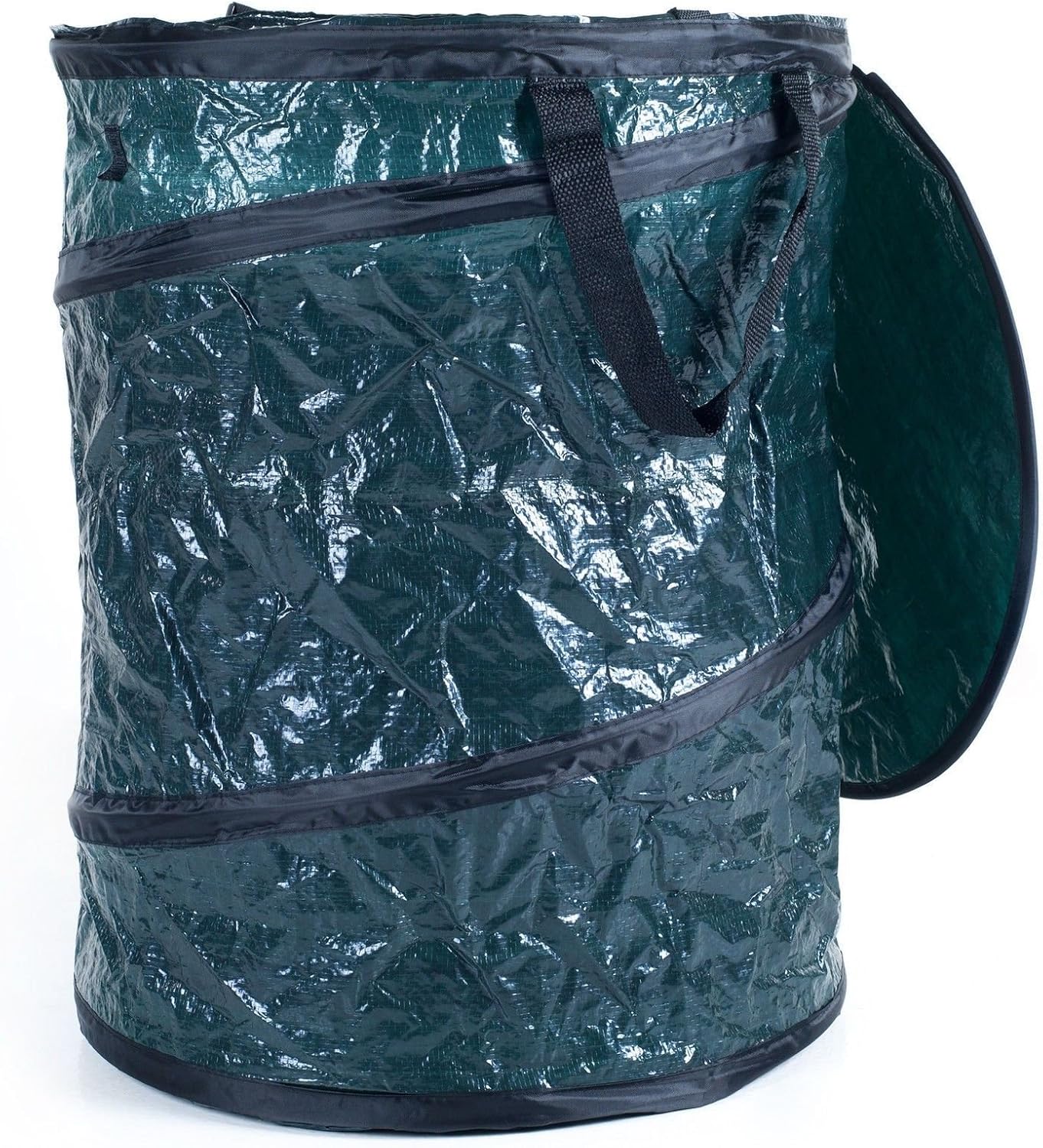 Amazon.com: Collapsible-Yard-Bin-Garbage-Can-with-Lid-for-Leaves-Sticks ...