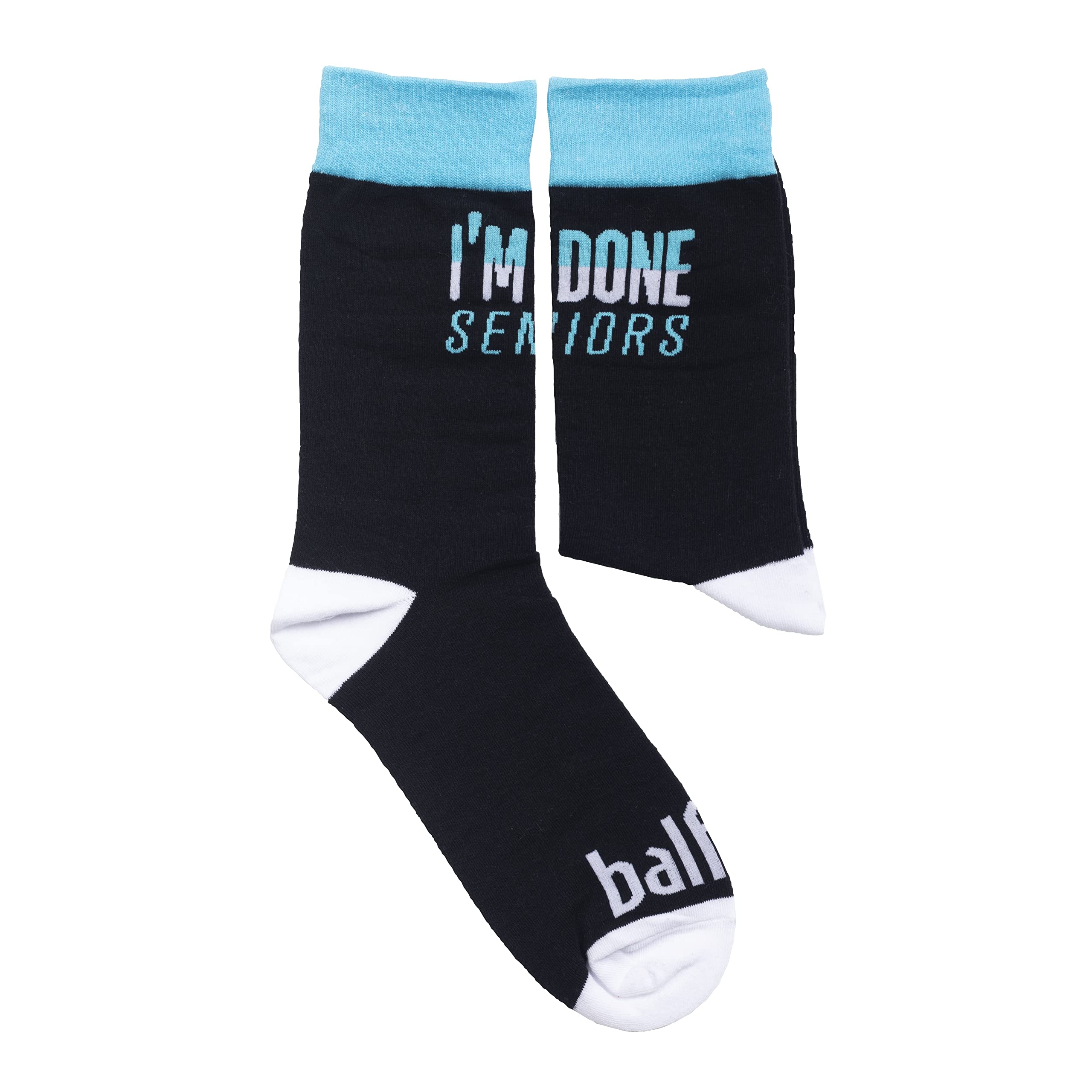 Amazon.com: Senior Socks - Fun and Durable Cotton Crew Socks for Men ...
