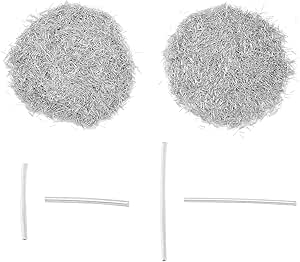 Amazon.com: SUPERFINDINGS 200g 2 Styles Stainless Steel Tumbling Media ...