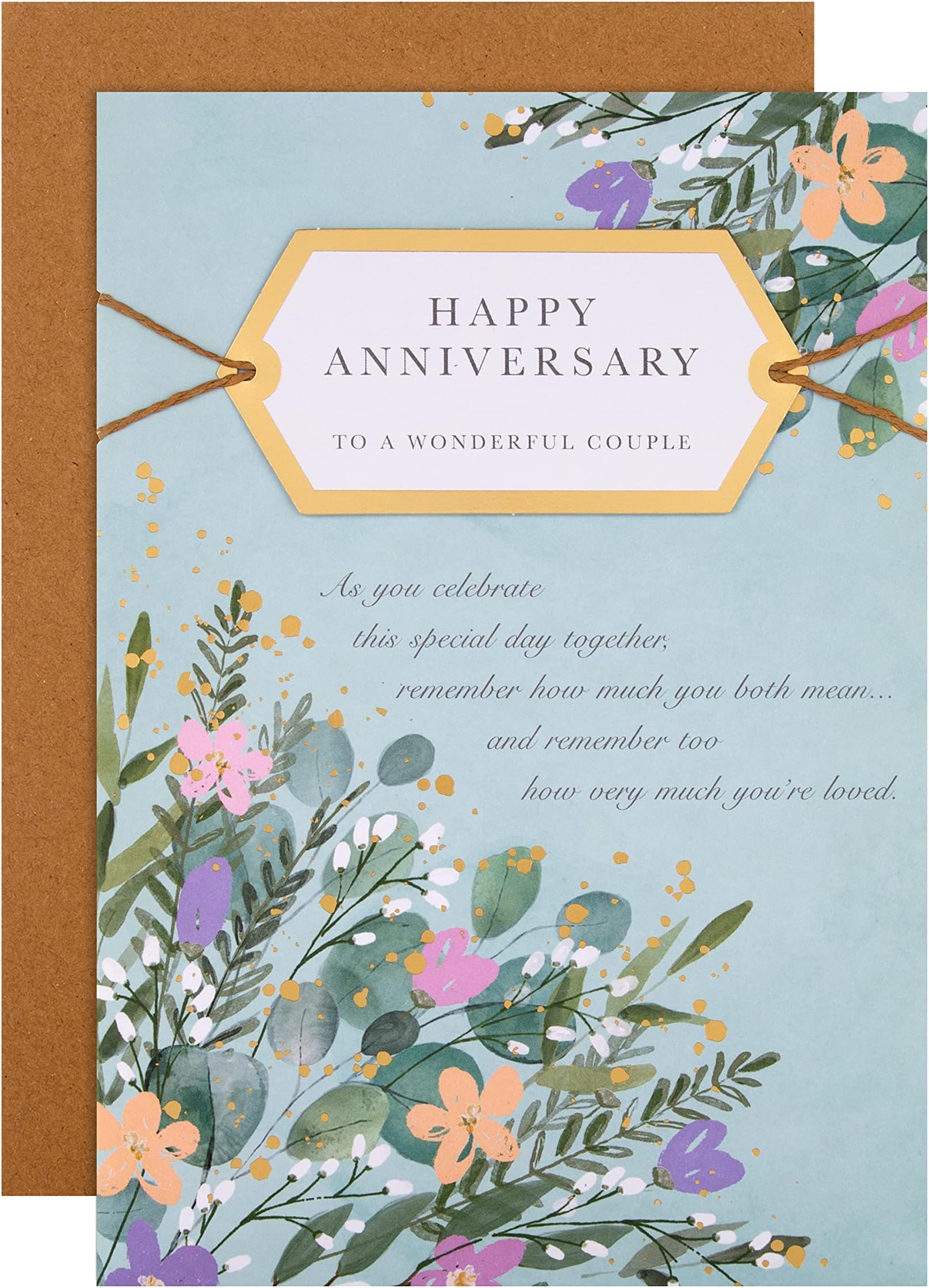 Wedding Anniversary Card - Couples Anniversary Card - for a Special ...