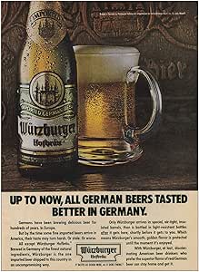 Amazon.com: RelicPaper 1980 Wutzburger Beer: German Beers Tasted Better ...