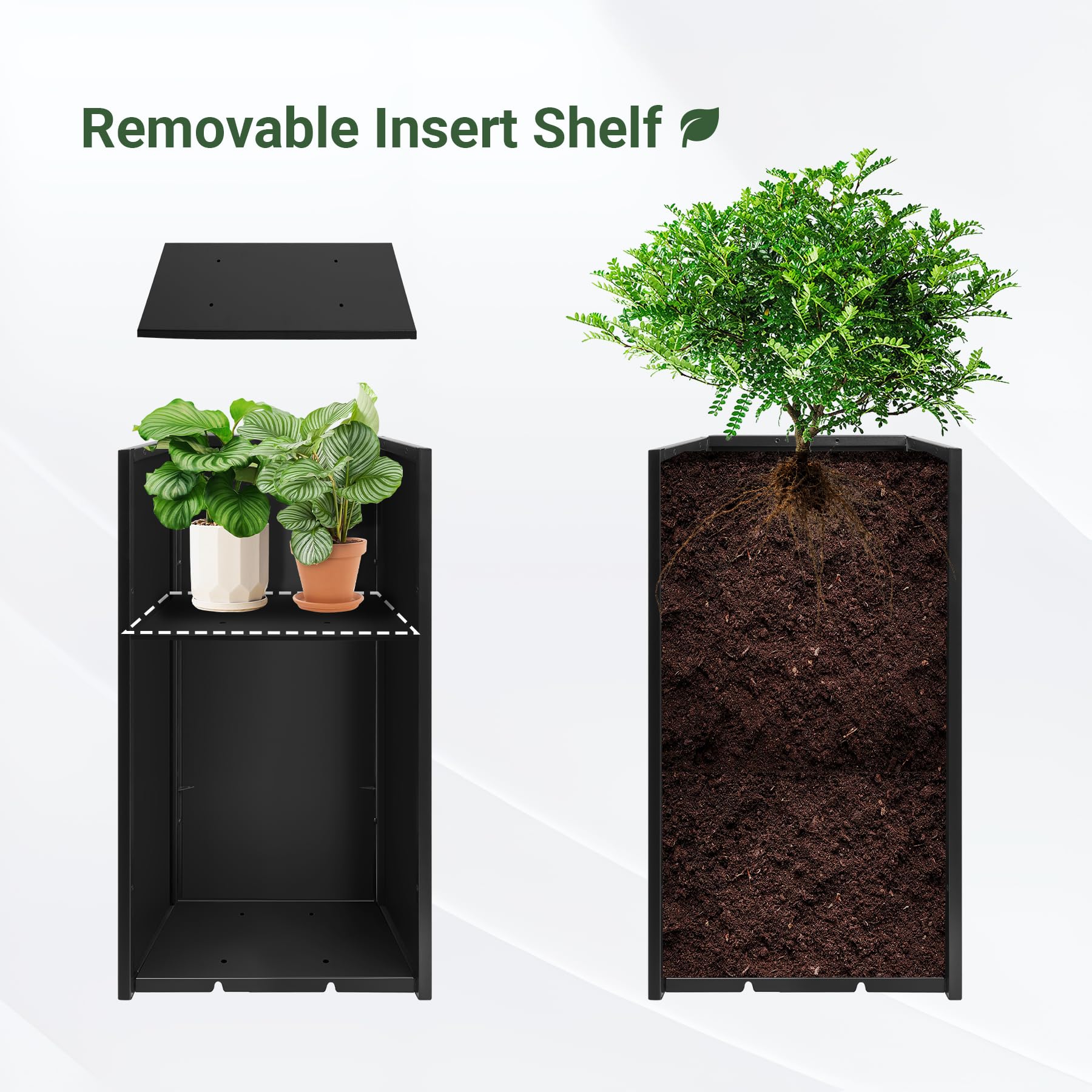 Stainless Flower Box Inserts Customisable Metal Planter Box Heavy Duty