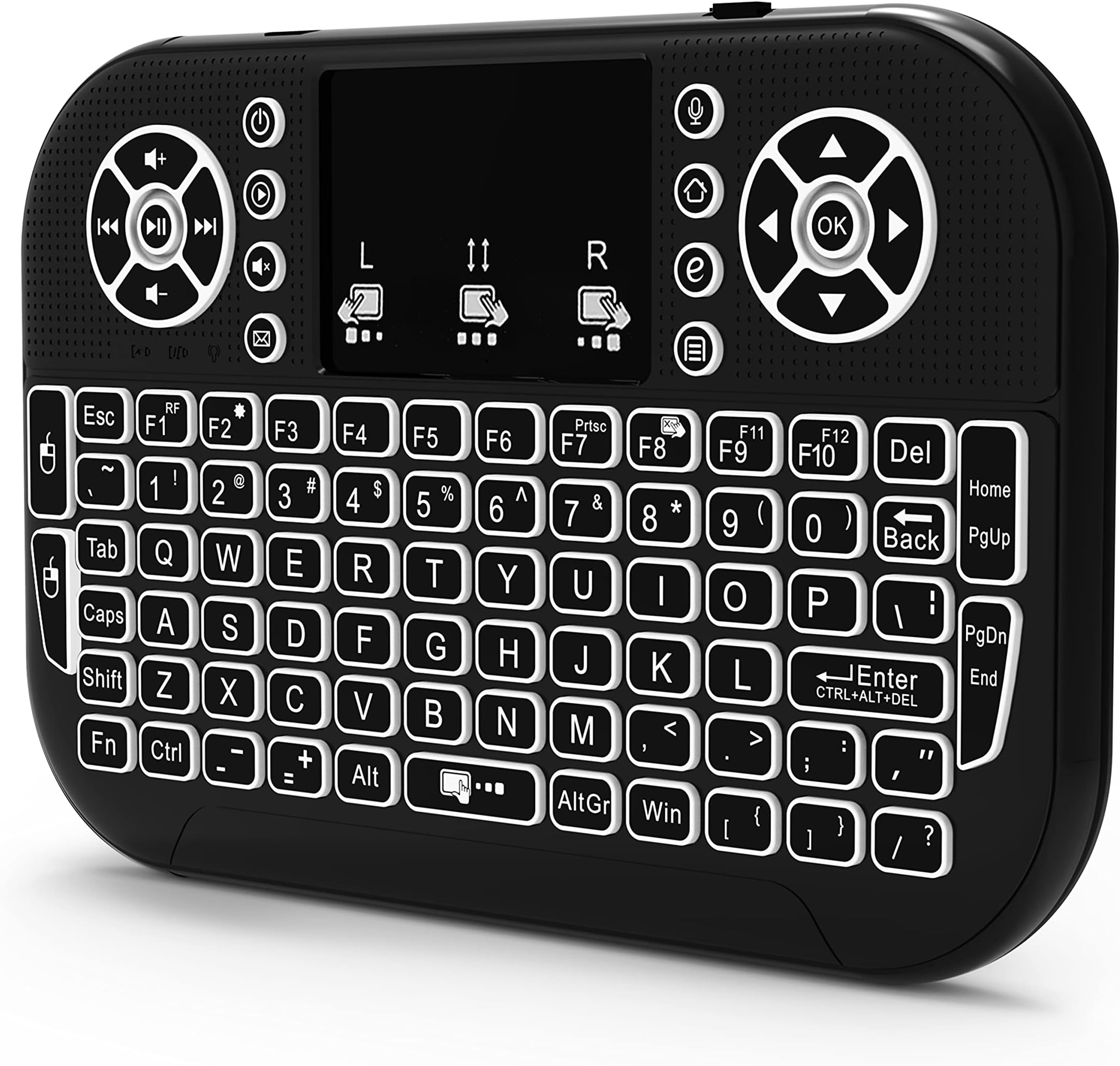 Amazon.co.jp: GECENinovミニ キーボードMini Bluetooth keyboard タッチパッド搭載USB充電小型 ...