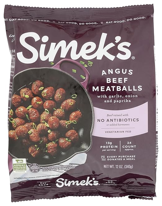 Amazon.com: Simek'S Original Beef Meatballs, 12 Oz : Grocery & Gourmet Food