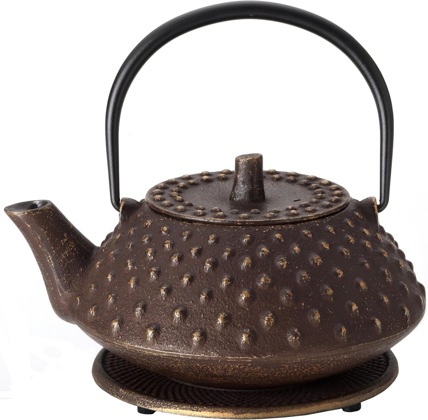 Amazon.com | BonJour Cast Iron Teapot with Stainless Steel Infuser and ...