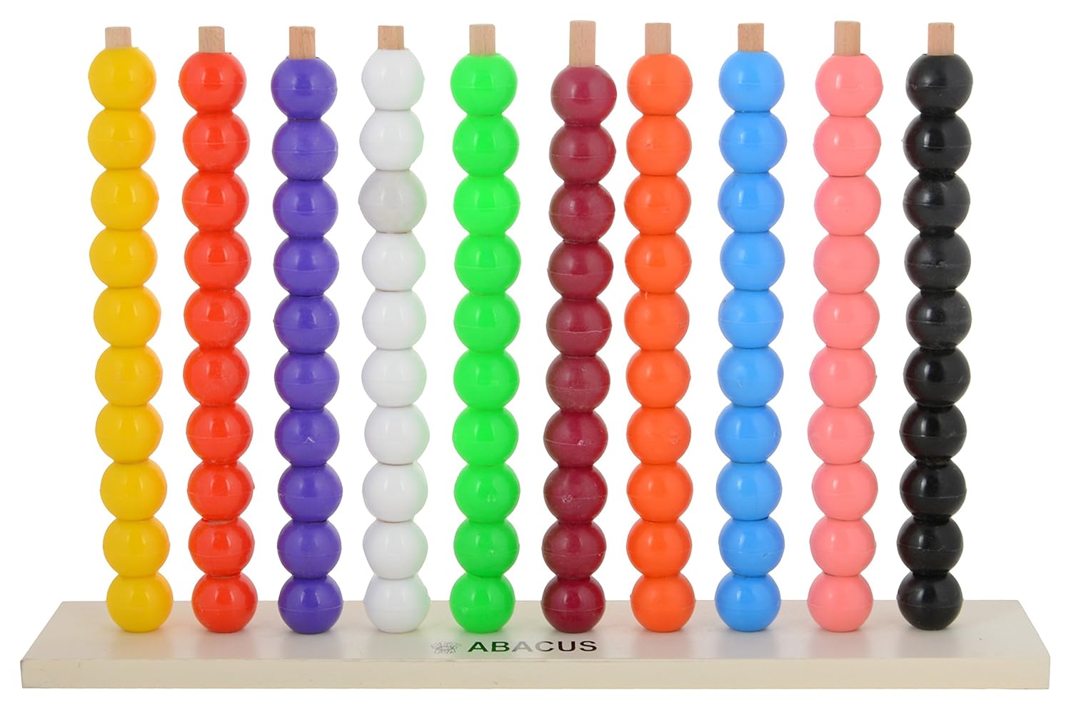 Skillofun Wooden Senior Abacus (10-10), Multi Color : Amazon.in