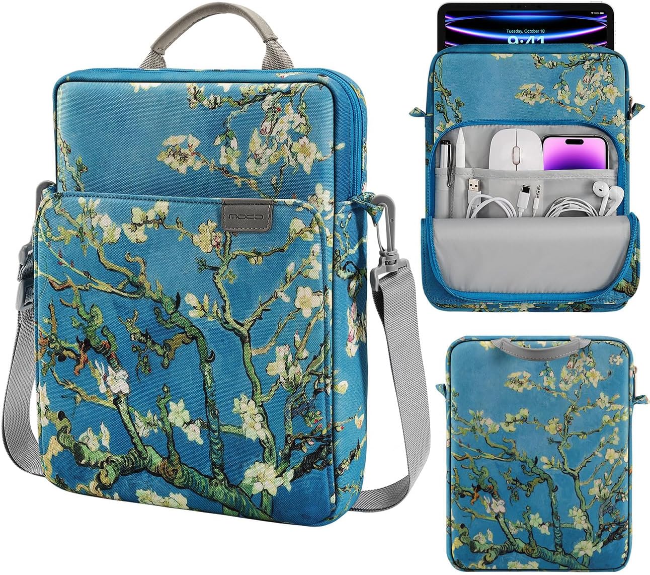 Amazon.com: 10-Inch Laptop Shoulder Sleeve Case and Tablet Bag for most ...