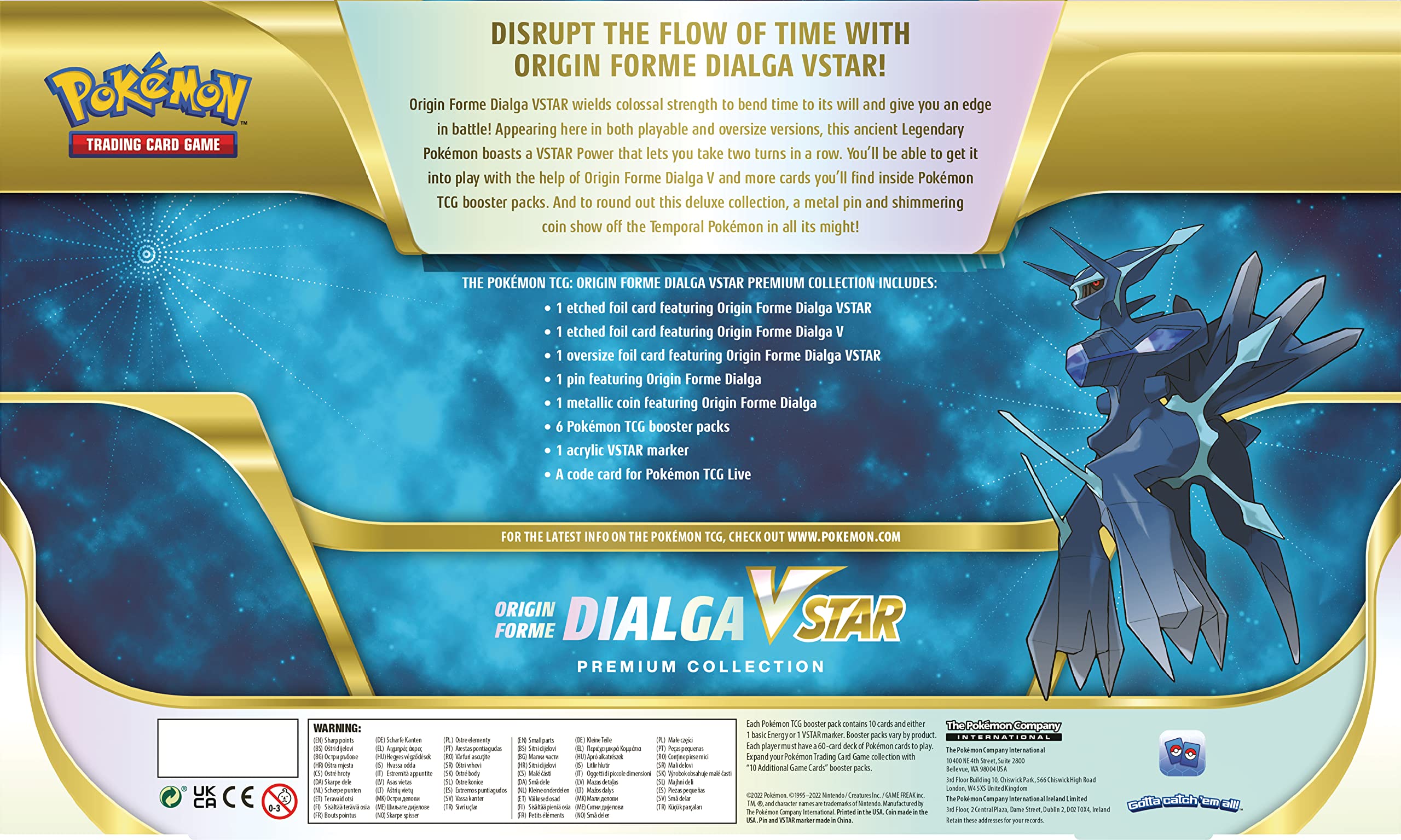 Pokemon Behang Dialga Dialga‑ex Und Palkia‑ex Erobern Raum Und