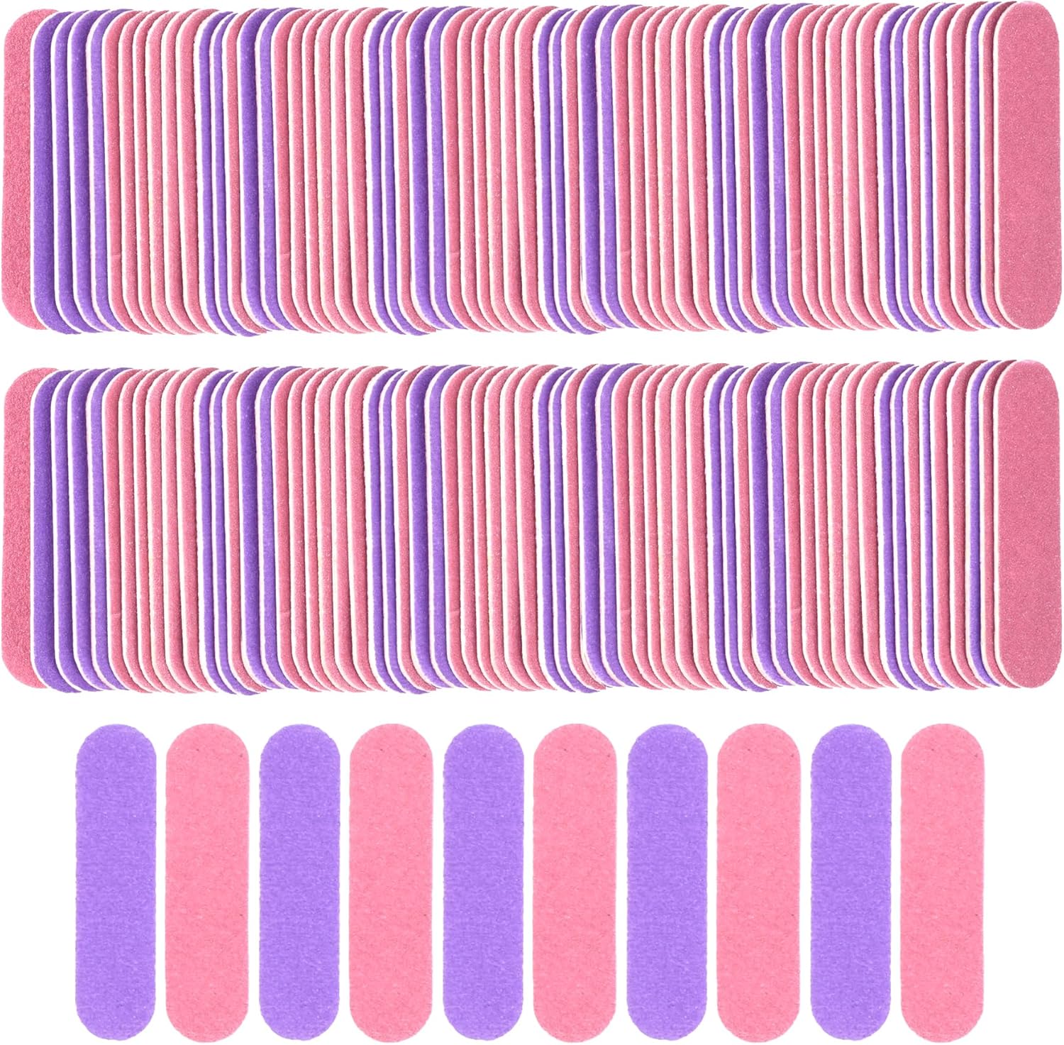 Amazon.com : VIOCIWUO Mini Nail File Bulk 300Pcs (180/240 Grit ...