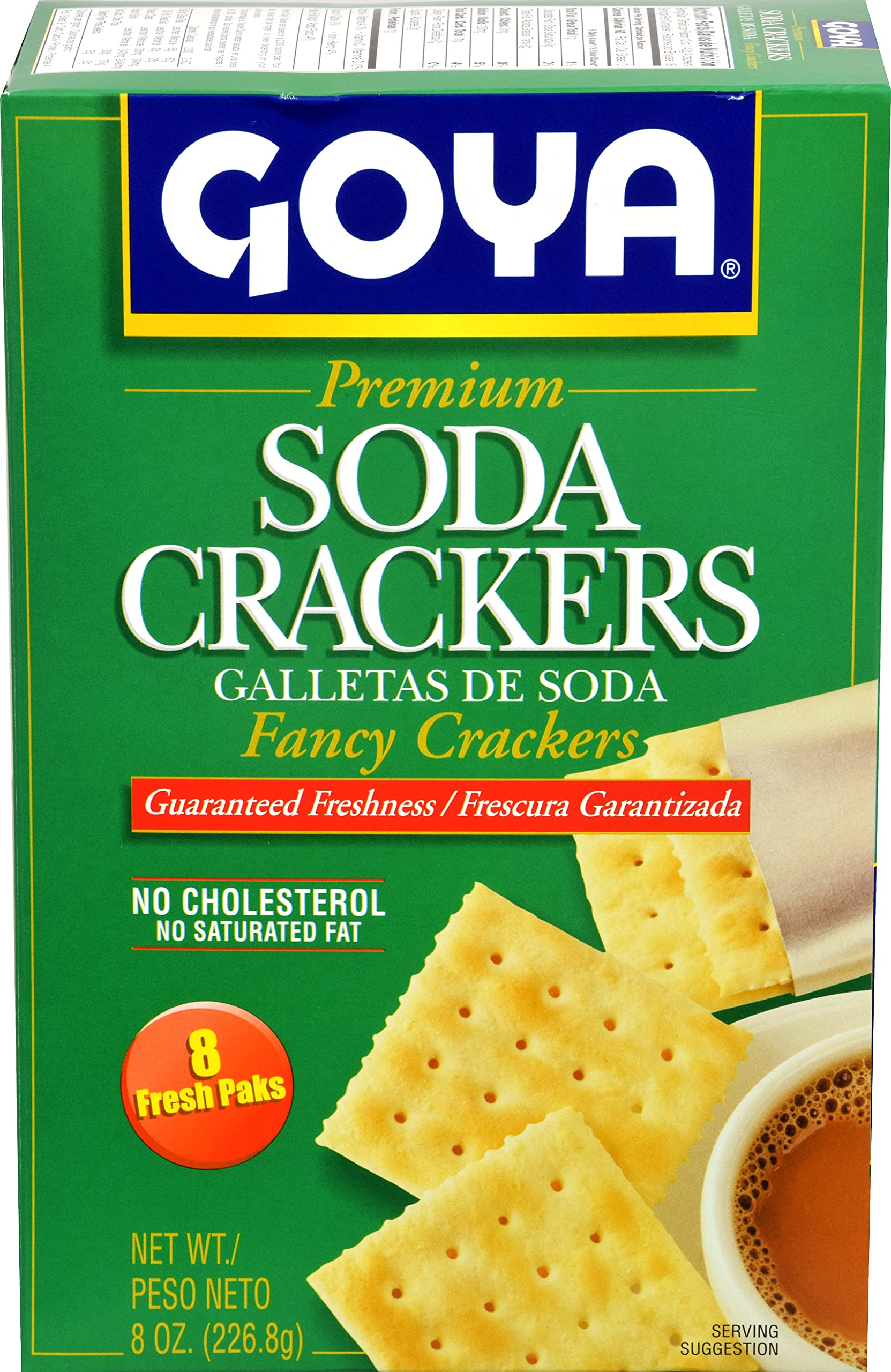 Amazon.com: Goya Premium Soda Crackers, 8 Oz