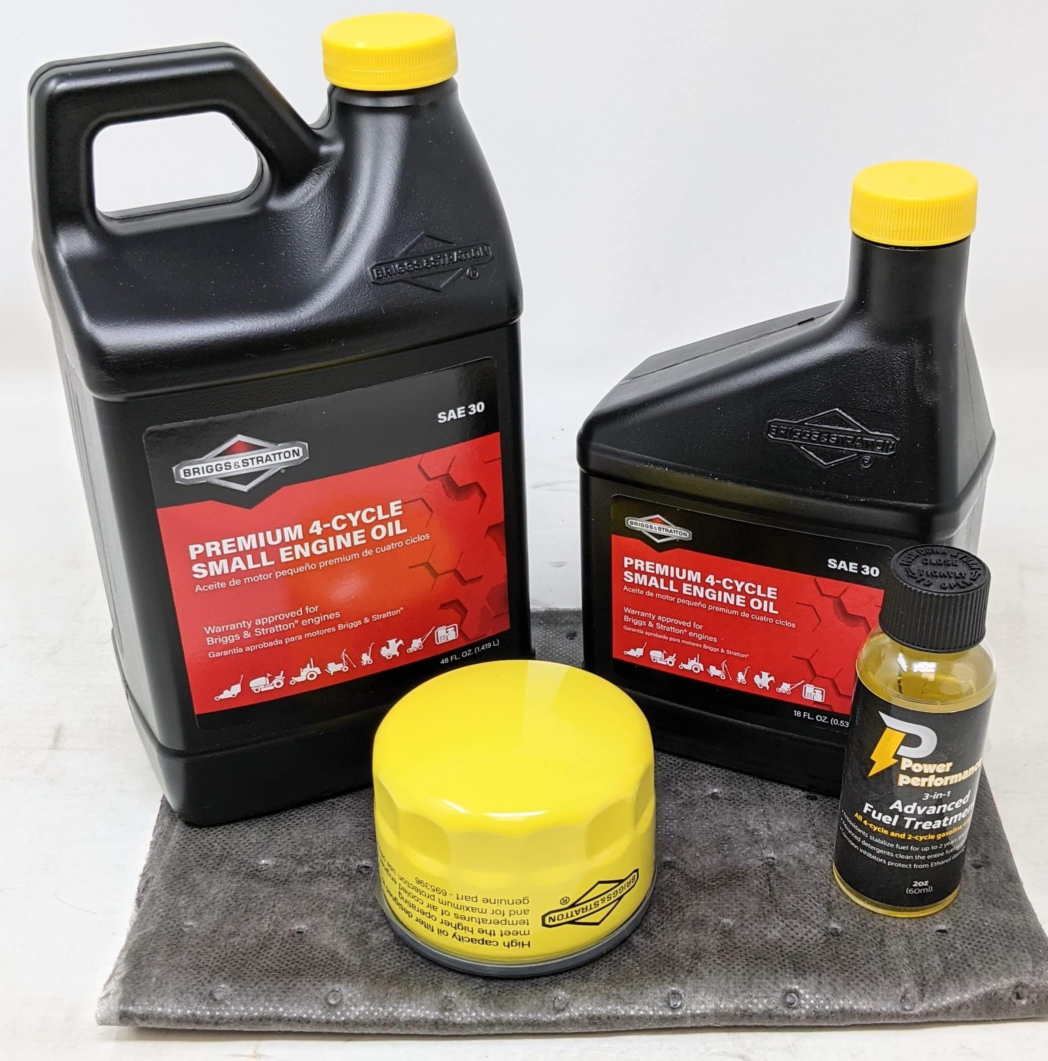 Amazon.com: Briggs & Stratton 66 oz SAE 30 Oil Change Kit w/ 492932s ...