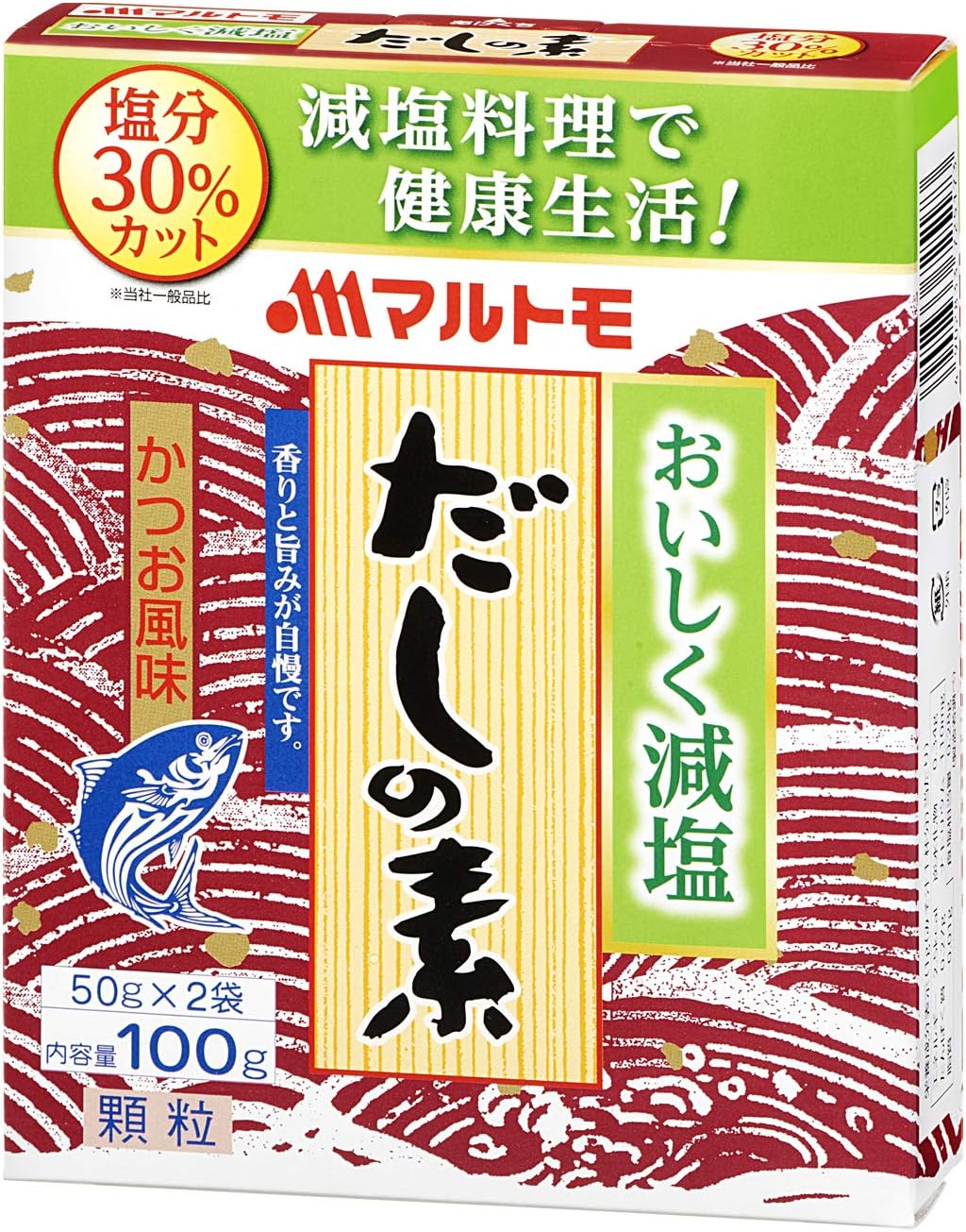 Marutomo Dashi Powder Dashinomoto Bonito, sopa de bajo sodio Umami 3.5 ...