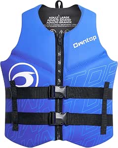 Amazon.com : Owntop Swim Vest Adult Water Sport Vest Neoprene Floaties ...