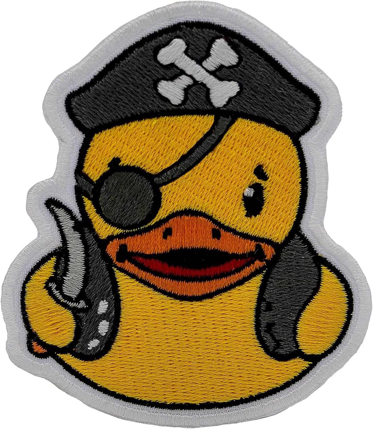 Amazon.com: Angry Pirate Duck with Pirate Saber Embroidered Patch Iron ...