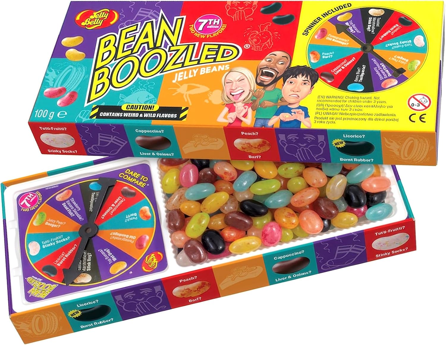 Jelly Belly Bean Boozled 100g with Wheel - American Candy - Bizarre ...
