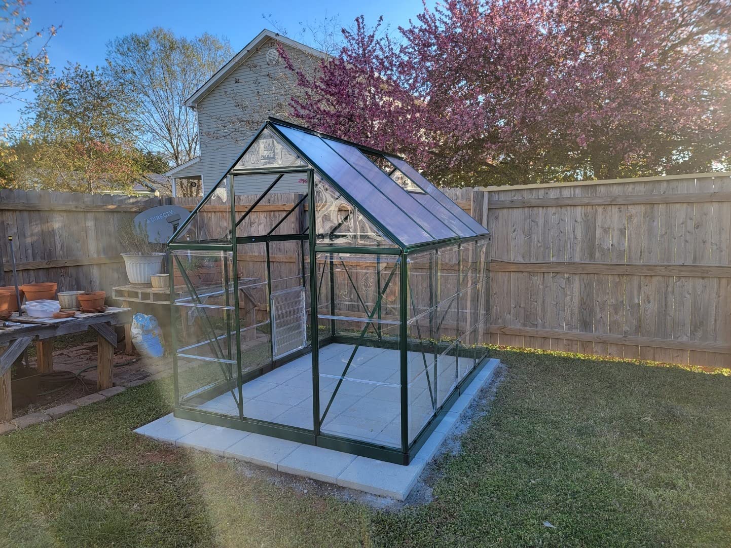$62/mo - Finance Palram - Canopia Hybrid 6' x 8' Greenhouse - Silver ...