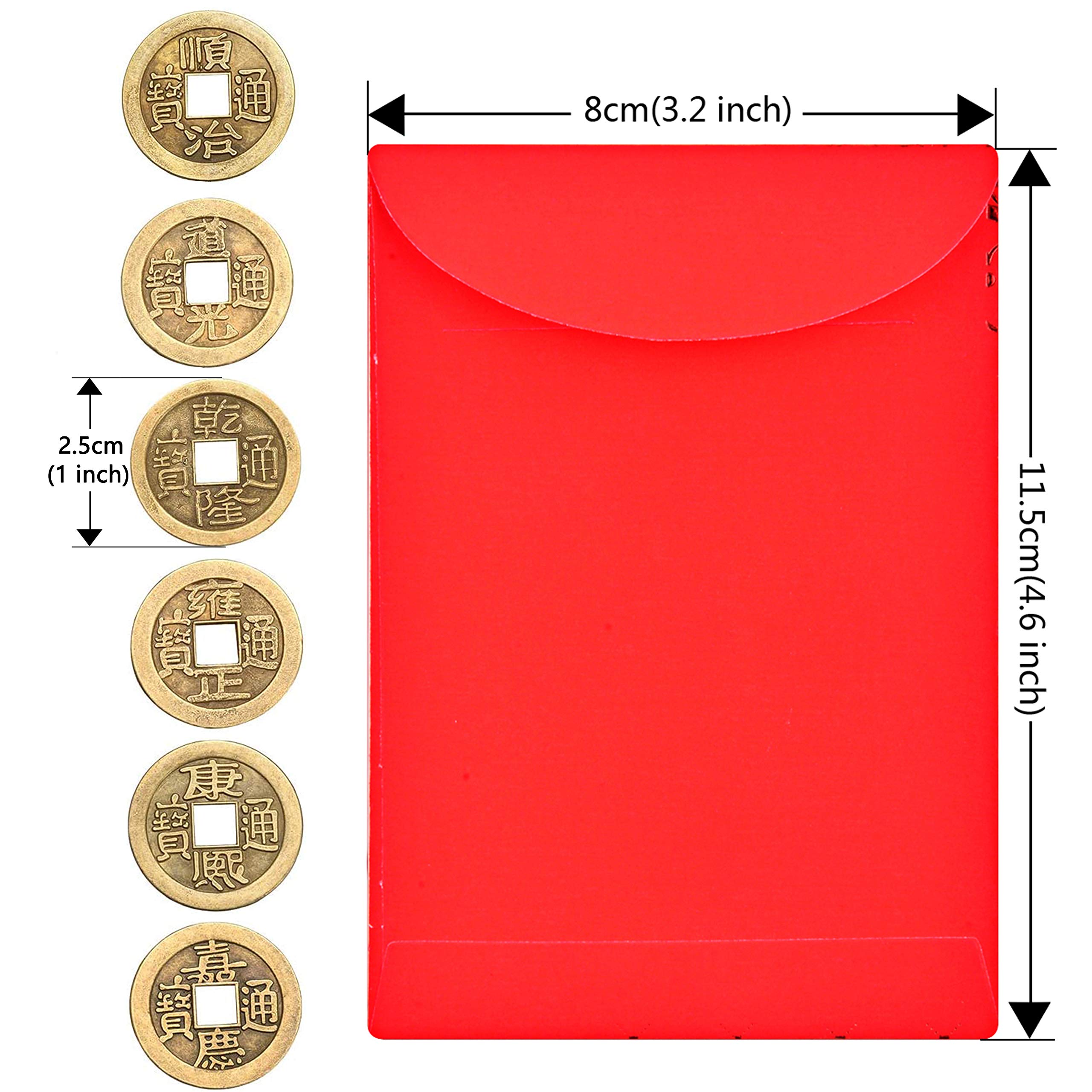 Snapklik.com : ELLZK 36 Pcs Chinese Red Envelopes Lucky Money Envelopes ...