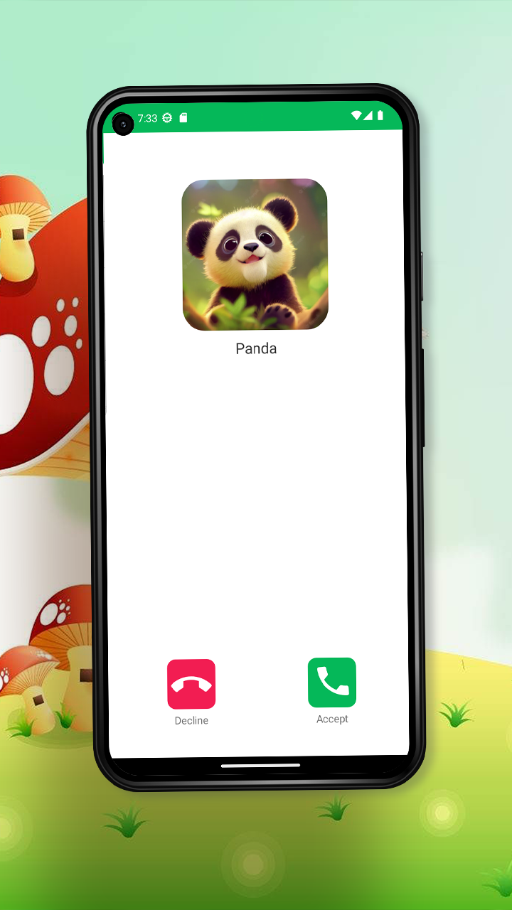 Incoming Video Call From Panda Fake Video Voice Call & Texting ...