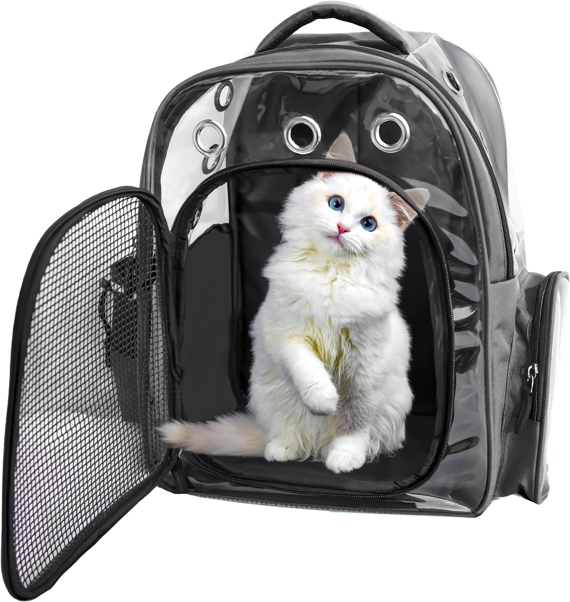 Buraq Pets Explorer Pet Carrier Backpack, Designed with Breathable ...