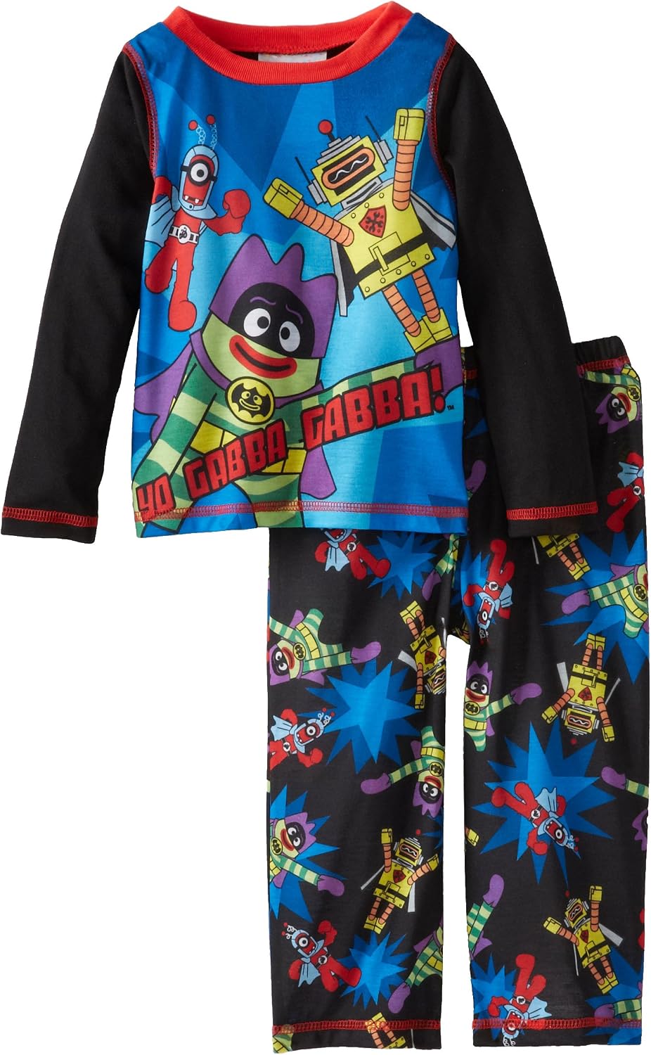 Amazon.com: Nickelodeon Little Boys' Yo Gabba Gabba 3 Piece Cape, Black ...