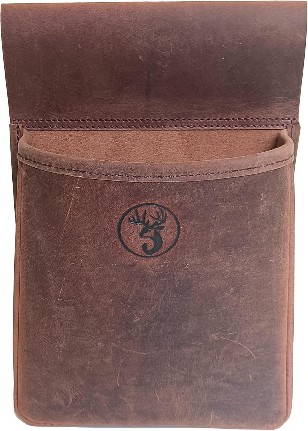 Amazon.com : Leather Shell Pouch, Compact Small Shells Pouch, Clay ...