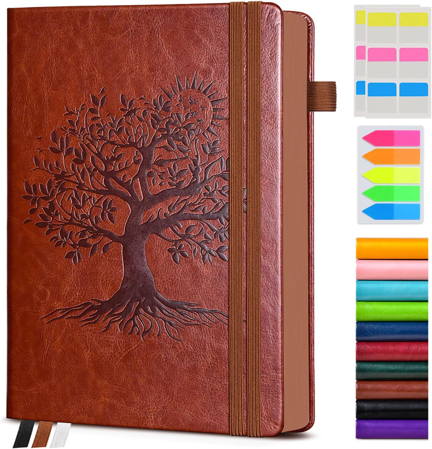 Amazon.com : Witsbrez Lined Journal Notebook for Women Men, A5 College ...