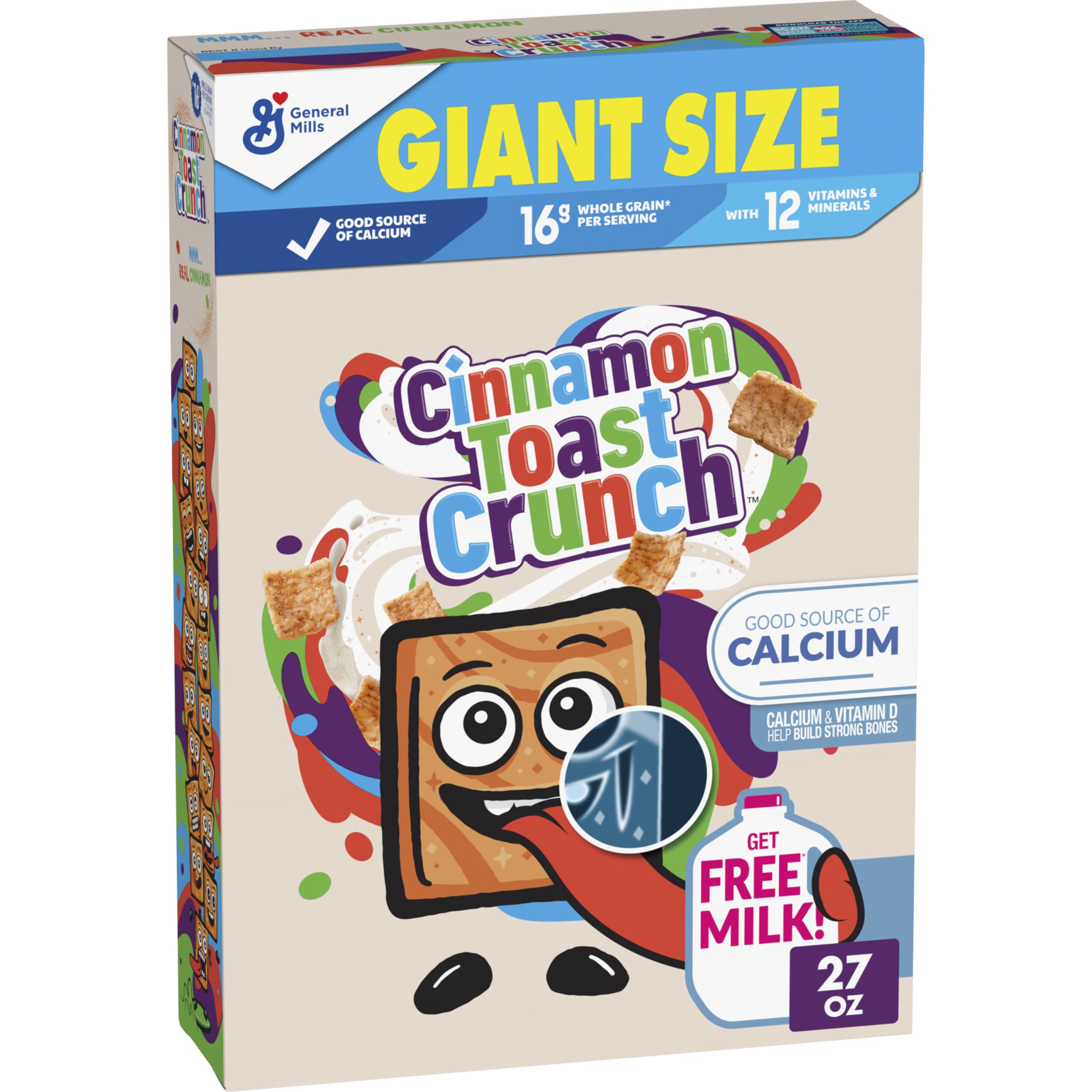 Buy Original Cinnamon Toast Crunch Breakfast Cereal, 27 OZ Giant Size ...