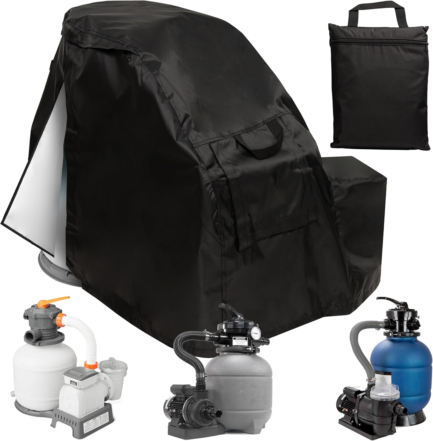 Amazon.com : ARDILA VEELA Waterproof Sand Filter Pump Cover, 600D ...