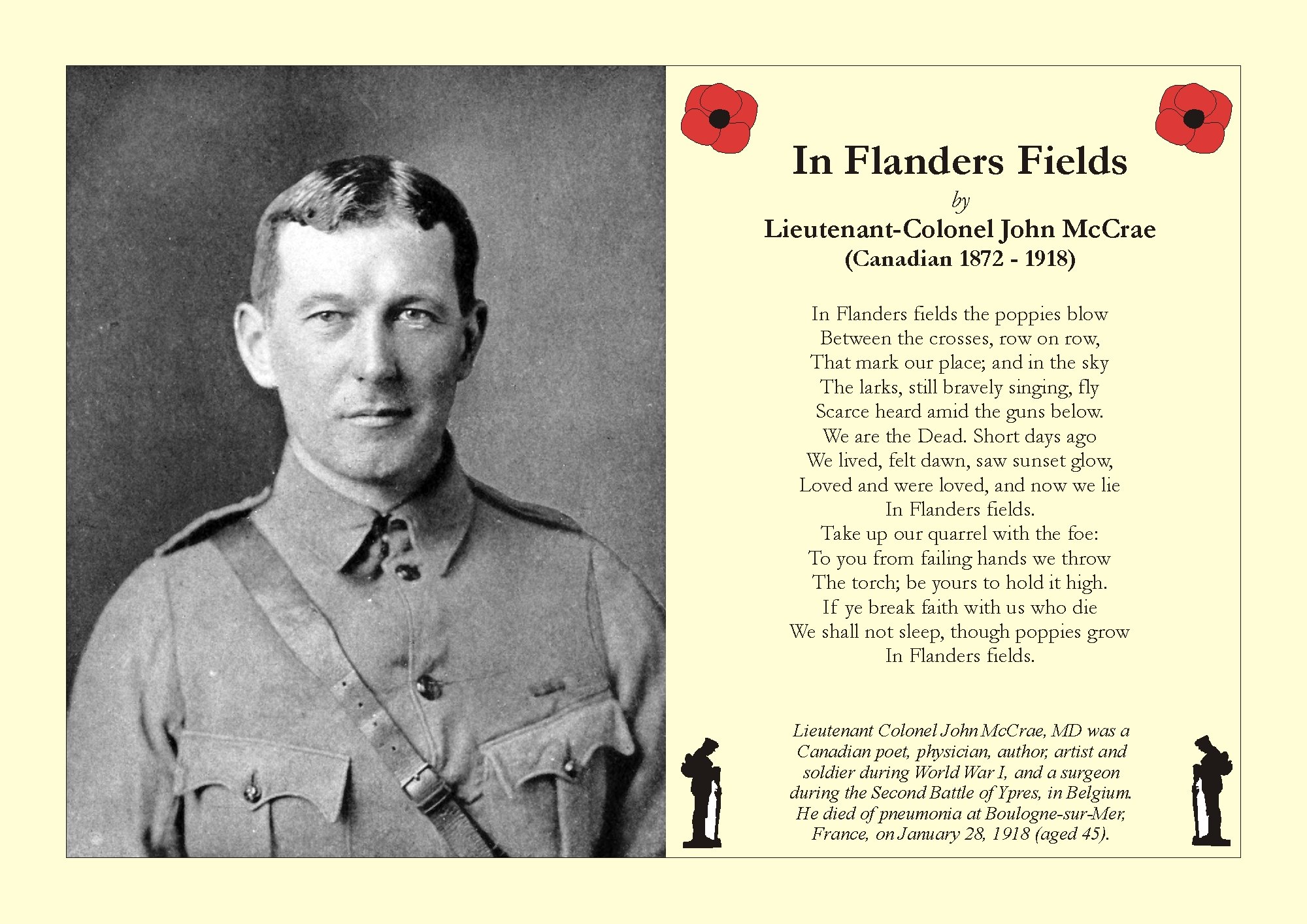 Flanders Fields Poem