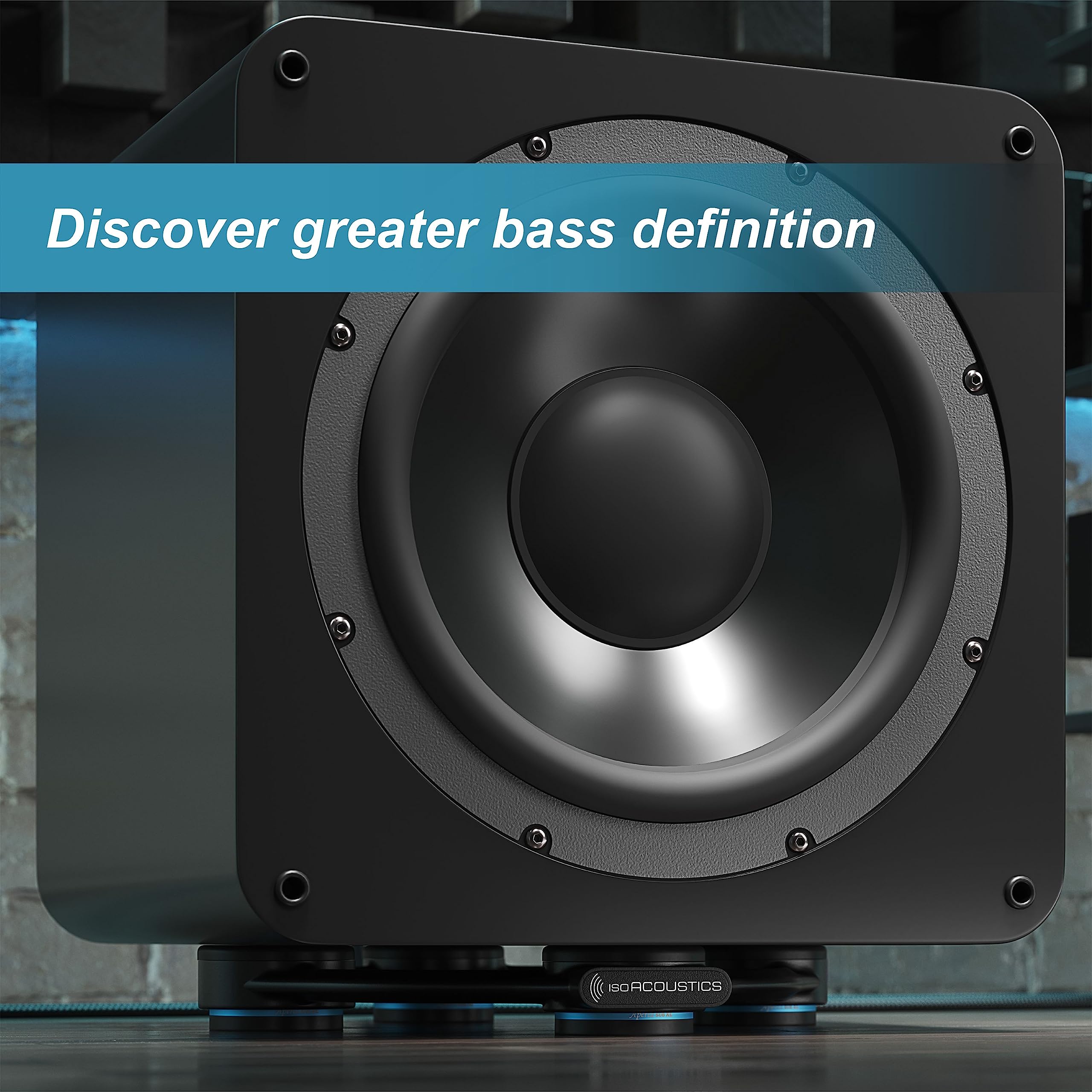 Snapklik.com : IsoAcoustics Subwoofer Isolation Stand: Aperta Sub XL