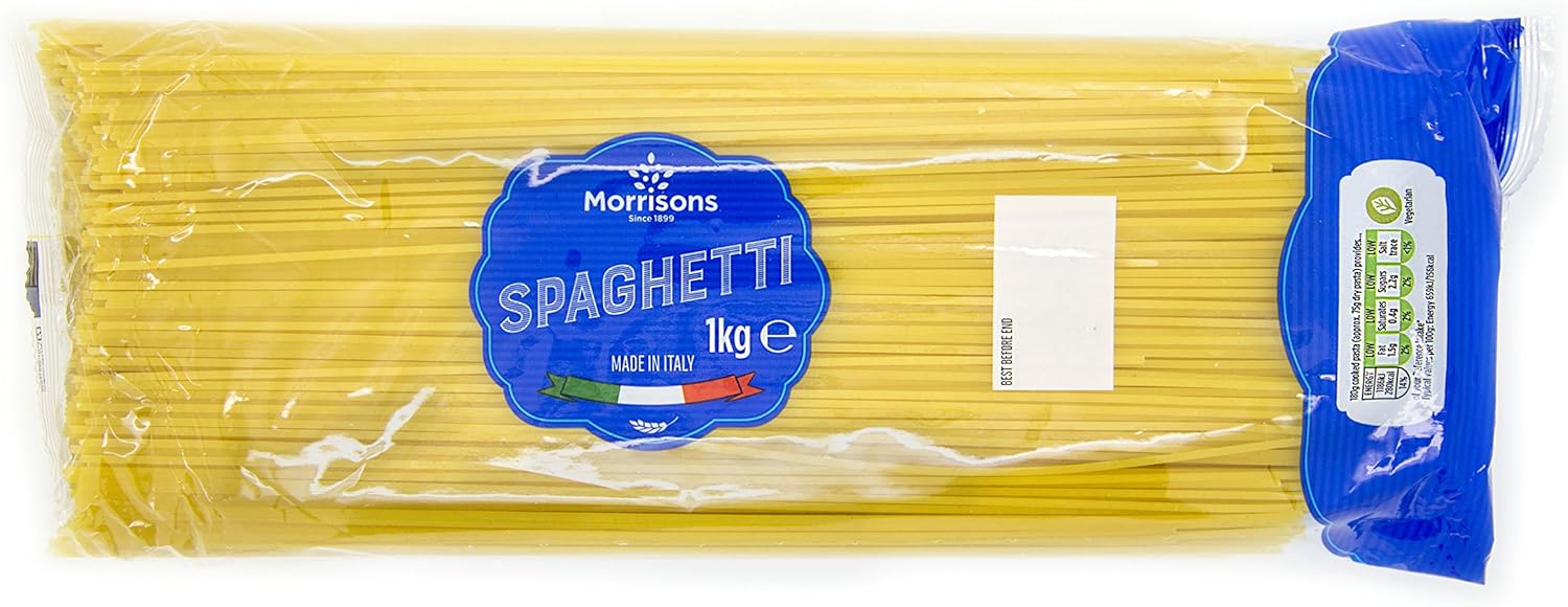 Morrisons Spaghetti, 1kg : Amazon.co.uk: Grocery