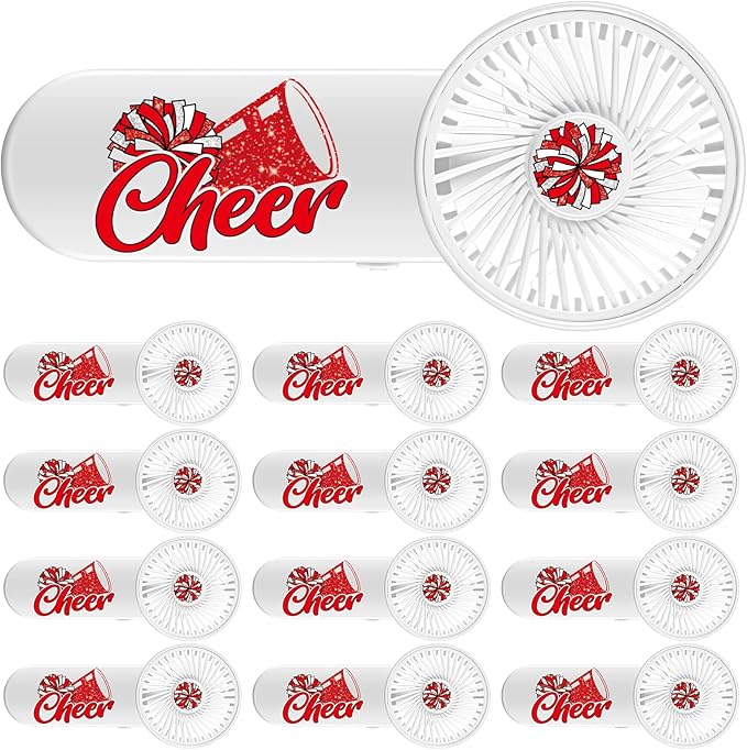 Amazon.com: Retisee 12 Pcs Cheer Gifts Bulk for Team Cheering Hand Fans ...