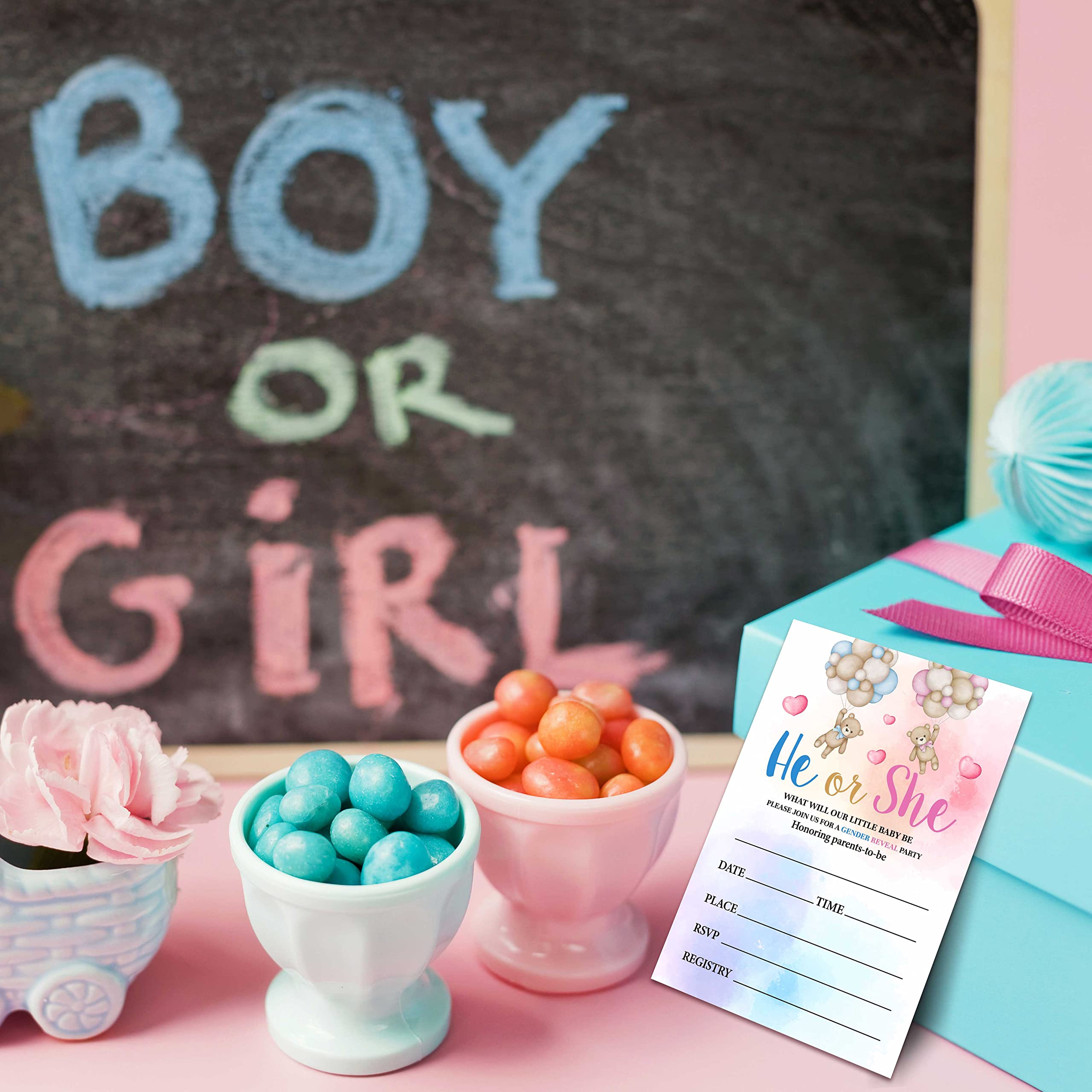 Reveal Party Invitation Ideas Ice Cream Gender Reveal Invitation,