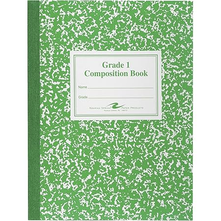 Amazon.com : Roaring Spring First-grade Composition Book / 1 Book / 50 ...