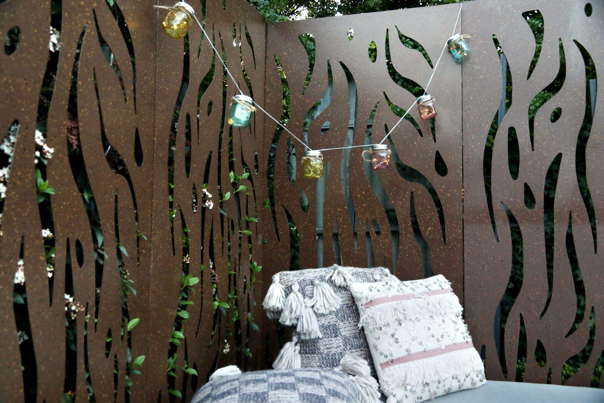 Stratco Decorative Privacy Screen Panel | 4' x 2' Screen | Kelp Design ...