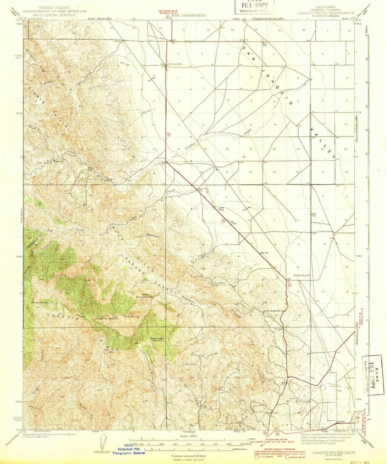 Amazon.com : YellowMaps Joaquin Rocks CA topo map, 1:62500 Scale, 15 X ...